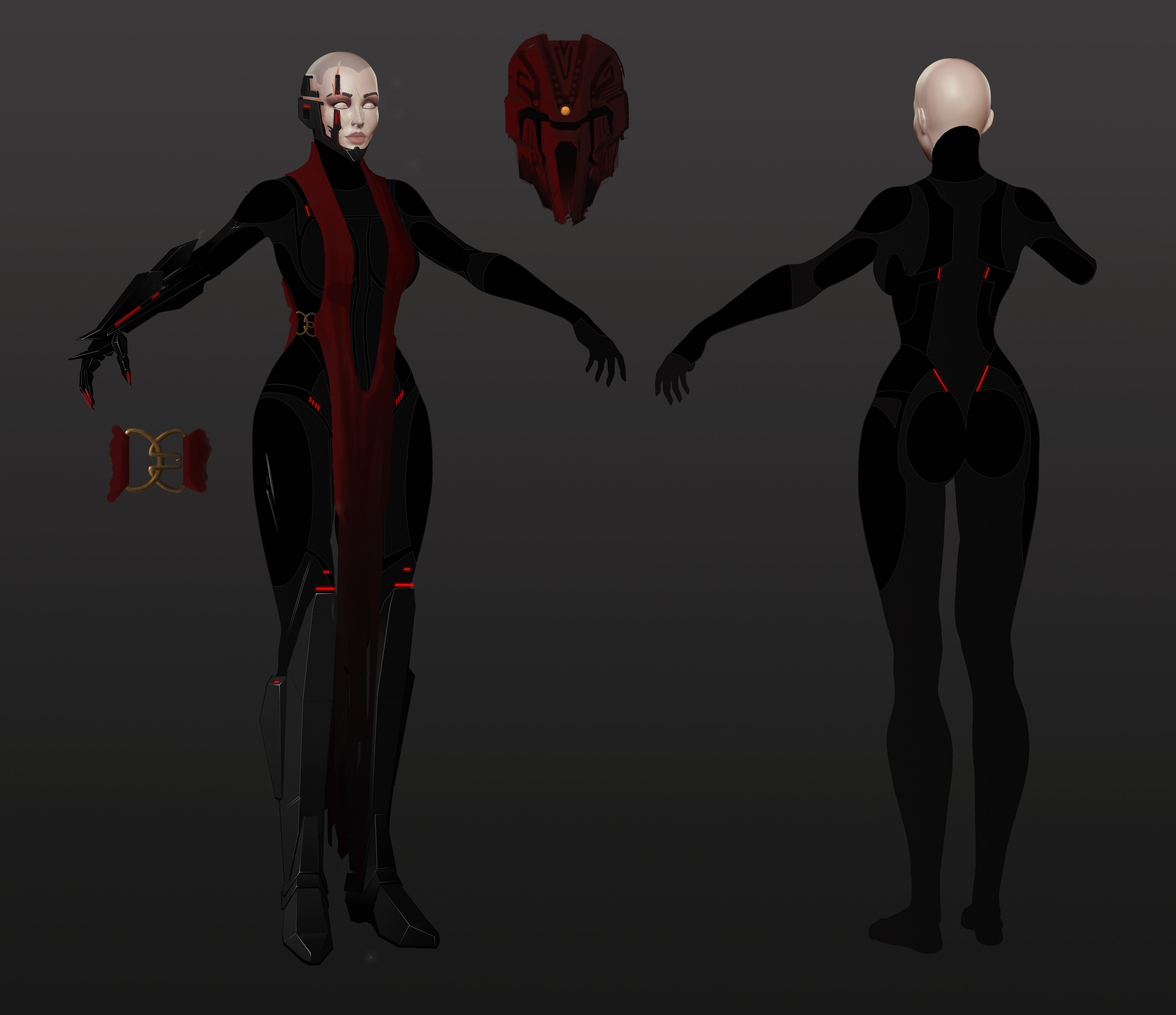 Kir Rudnev - Star Wars: The Old Republic. Sith Warrior. Fan concept art.