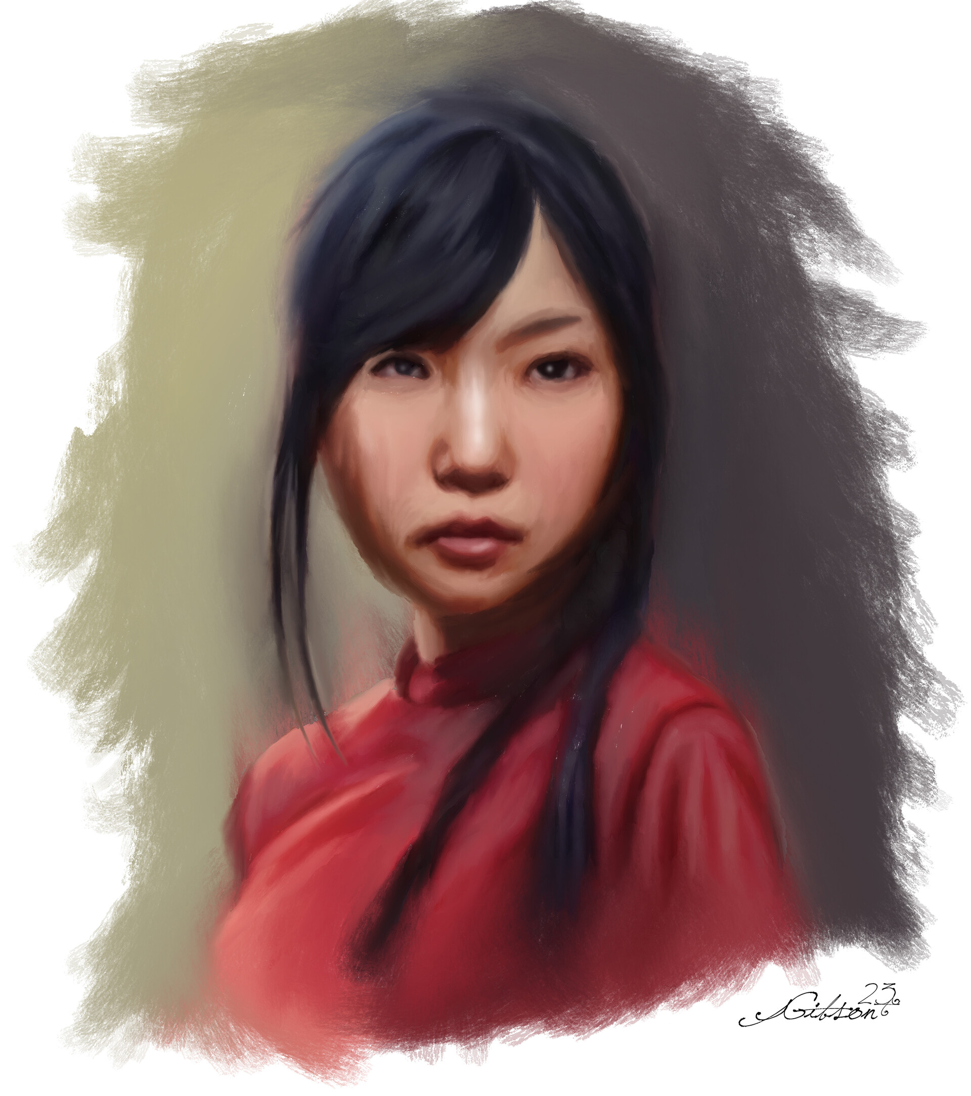 ArtStation - Asian lady 1