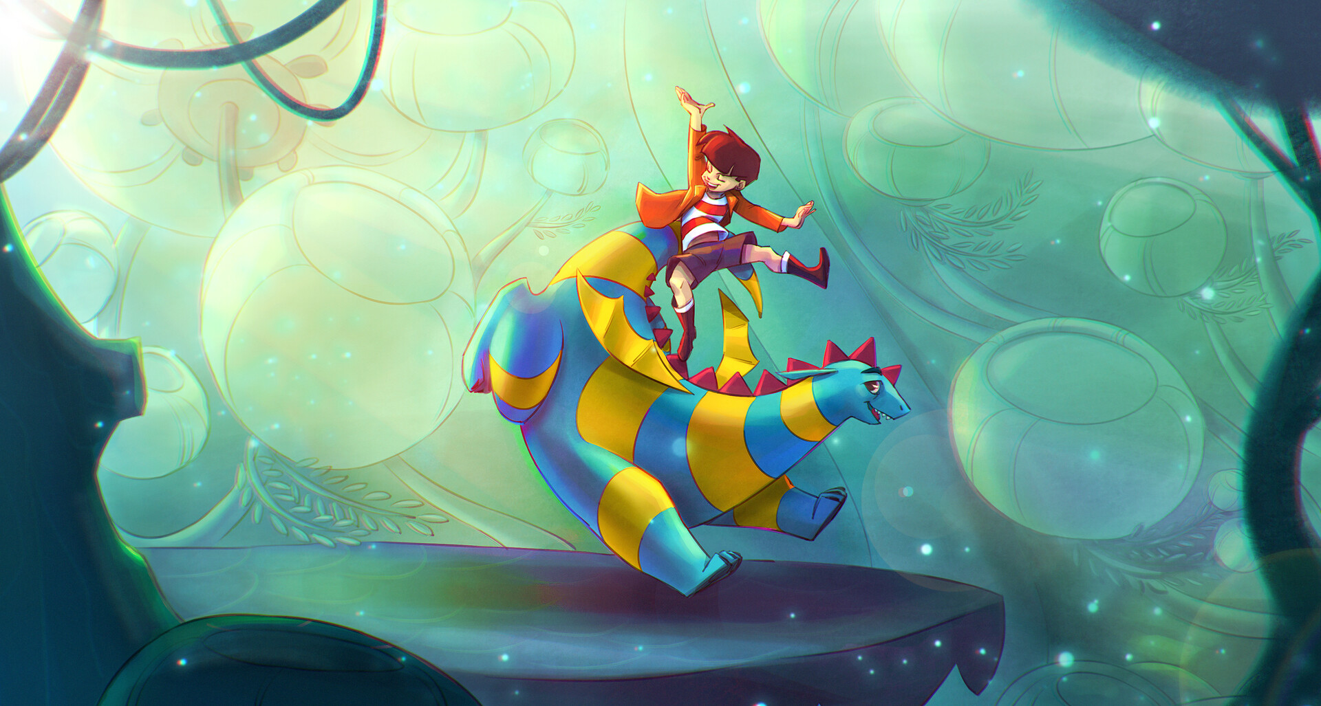 ArtStation - My father`s dragon fan art