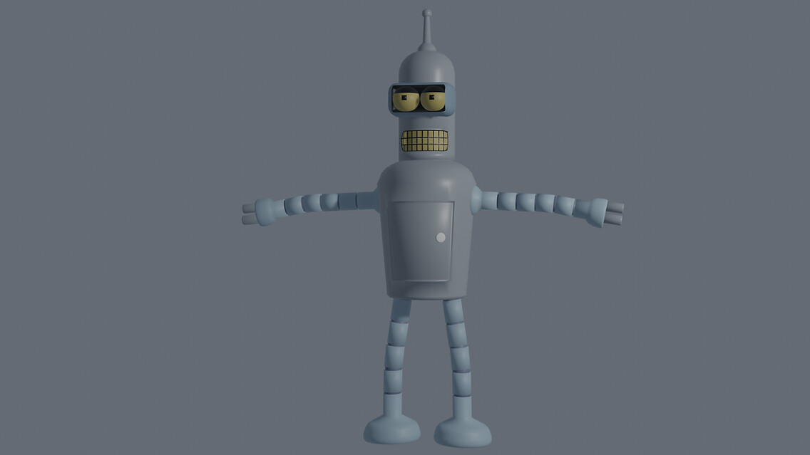ArtStation - Bender LowPoly