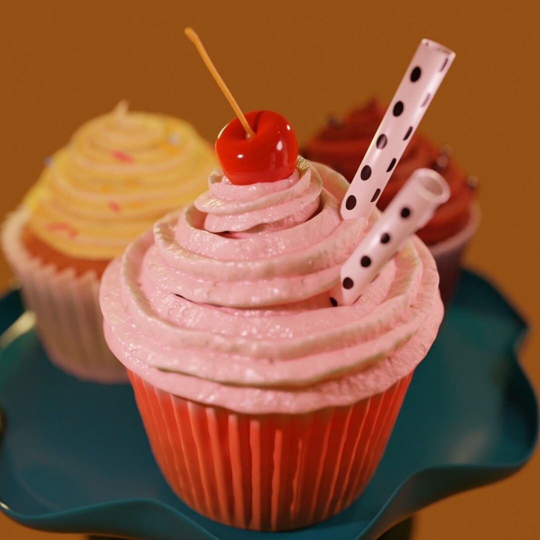 ArtStation - Yummy cupcakes