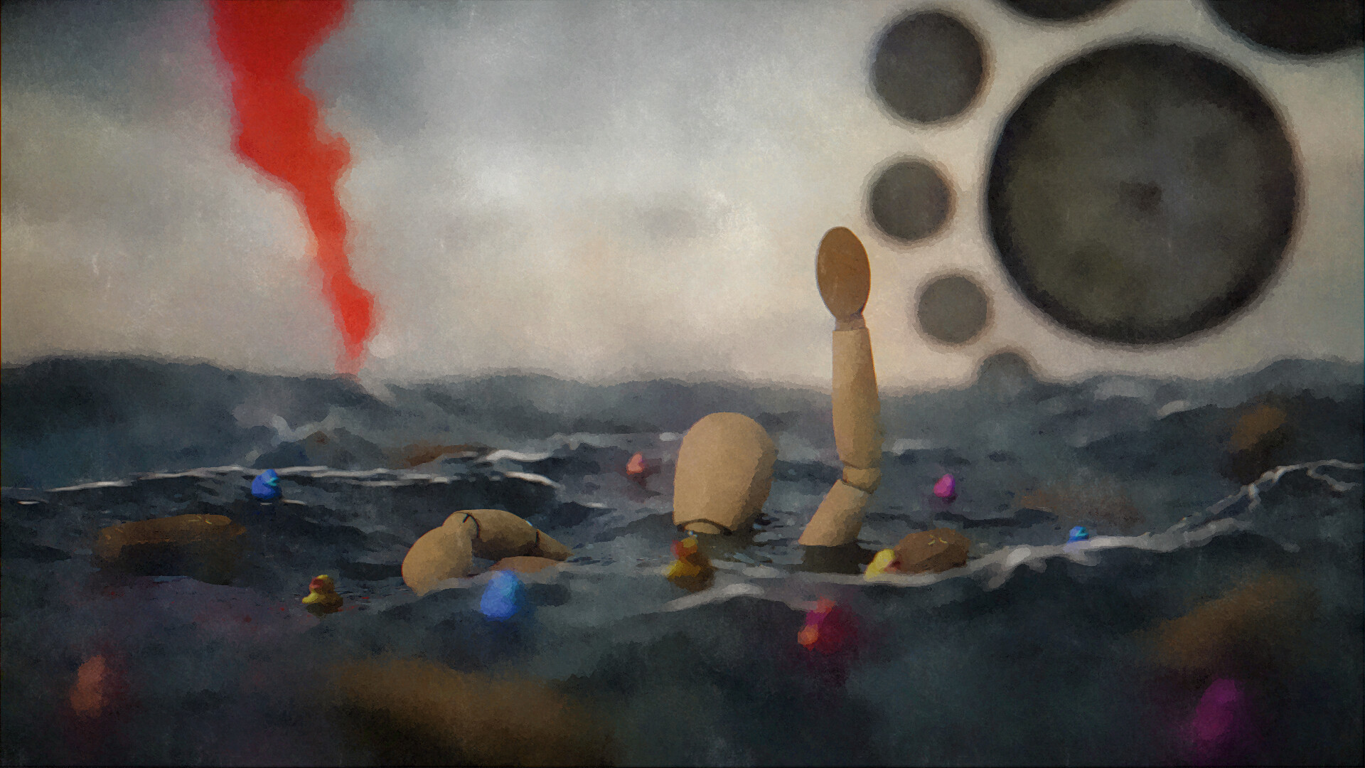 ArtStation - 5 Hour Surrealism Challenge - Drowning