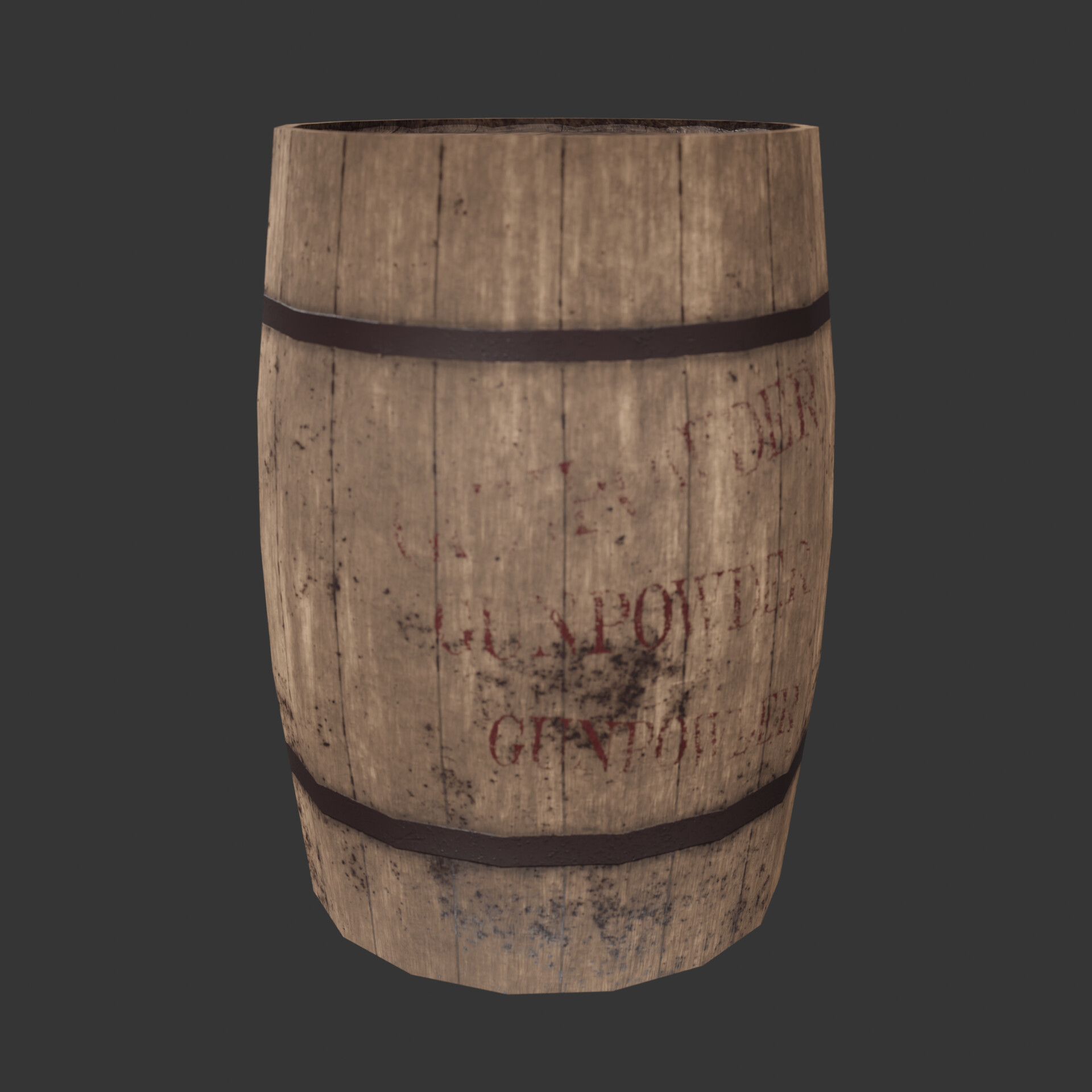 ArtStation - Gunpowder barrel