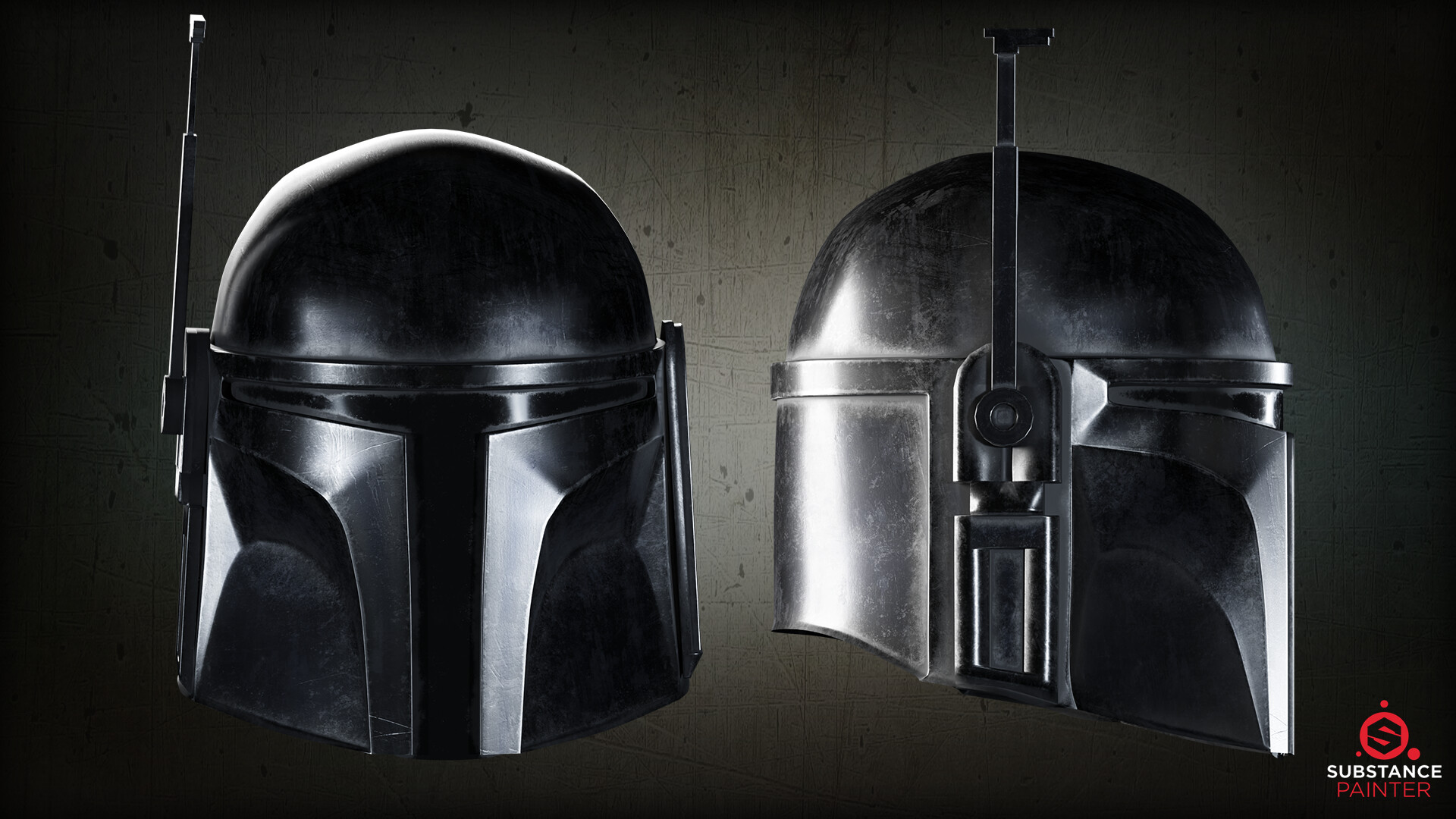 Nathan Richardson - Star Wars - Mandalorian Helmet 3D Prop - Fan Art