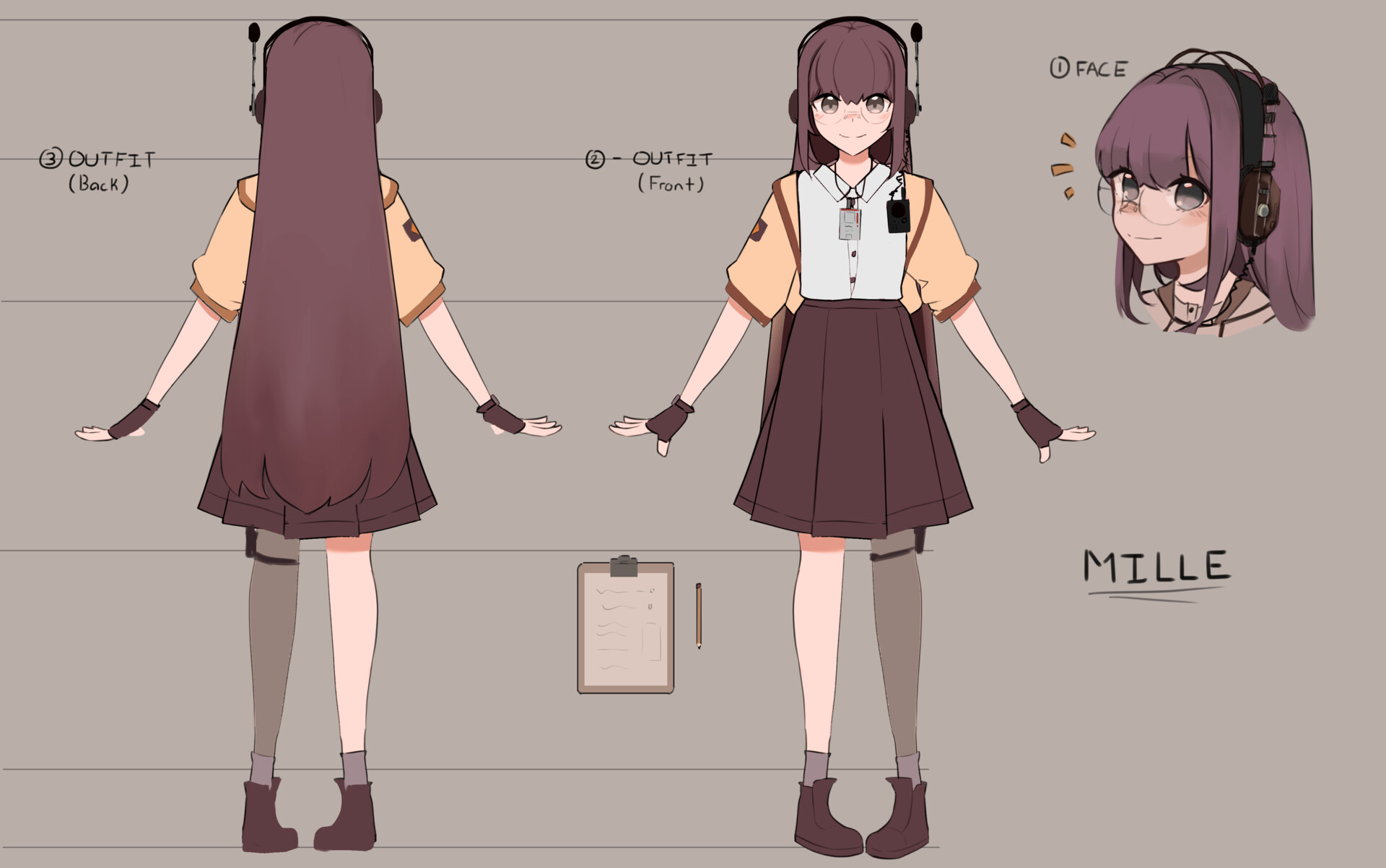 ArtStation - Character Design (Mille)