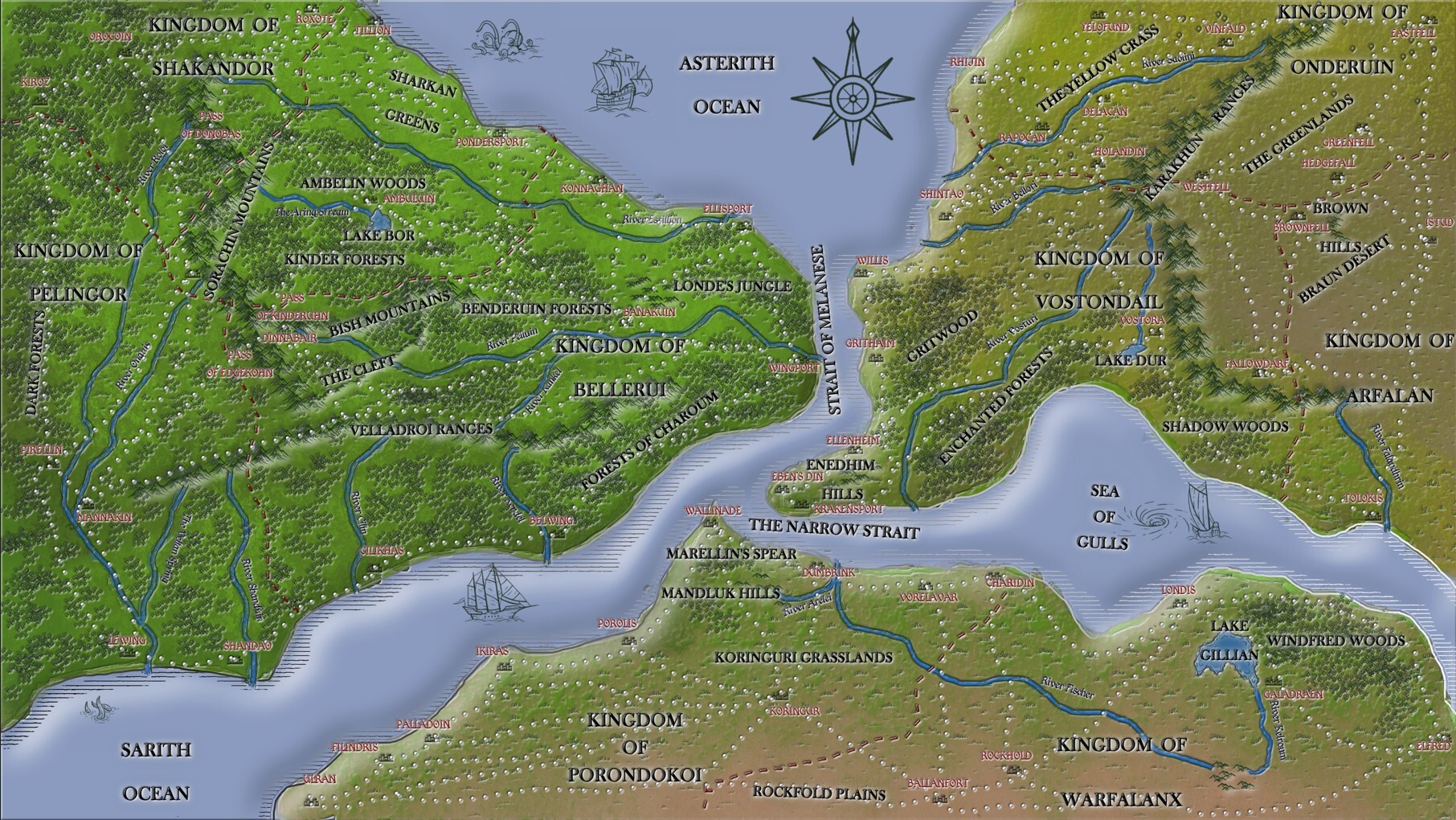 ArtStation - The Eight Kingdoms