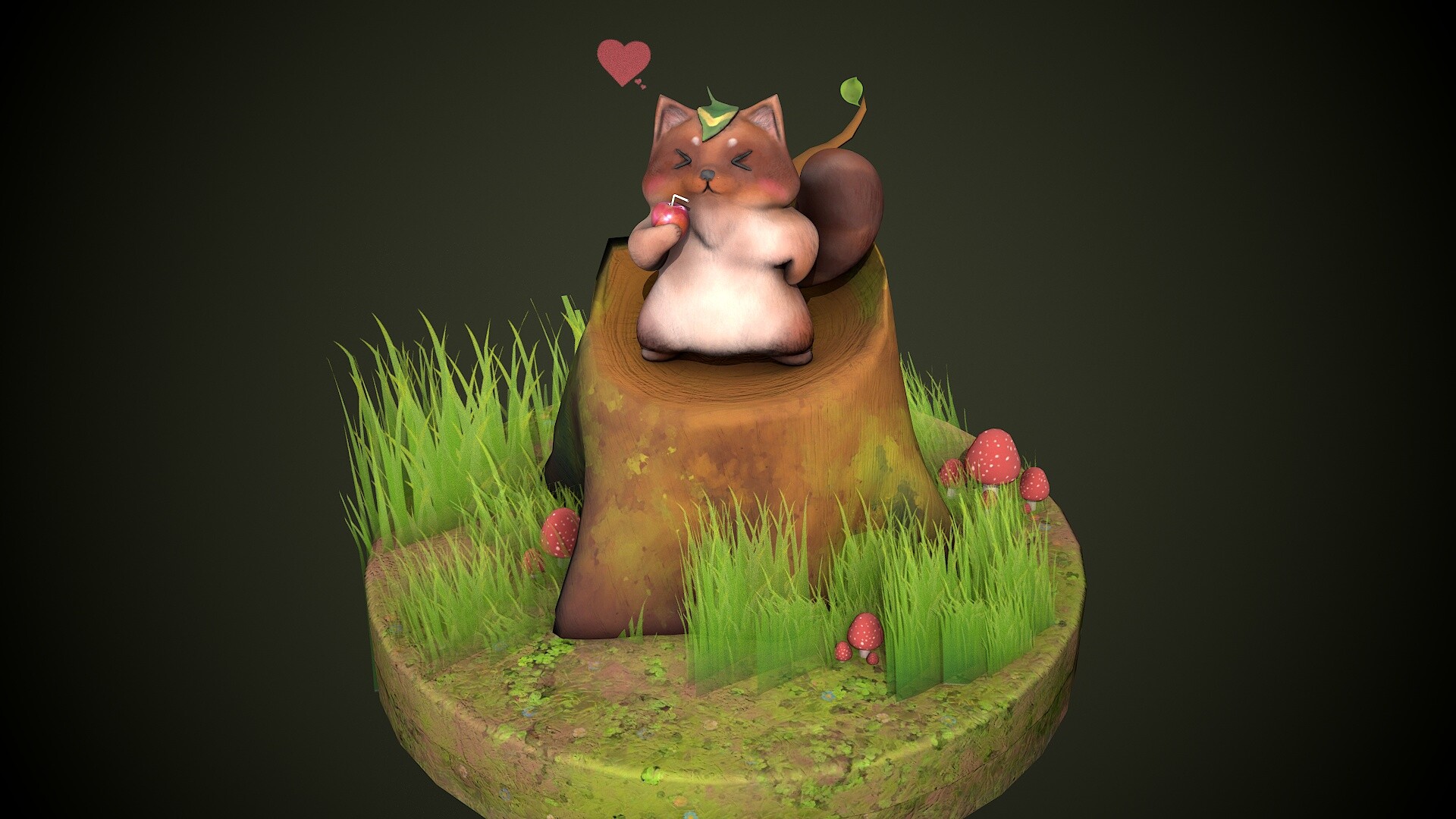 Zakaria - Magical Raccoon Merchant - Stylized Hand-painted