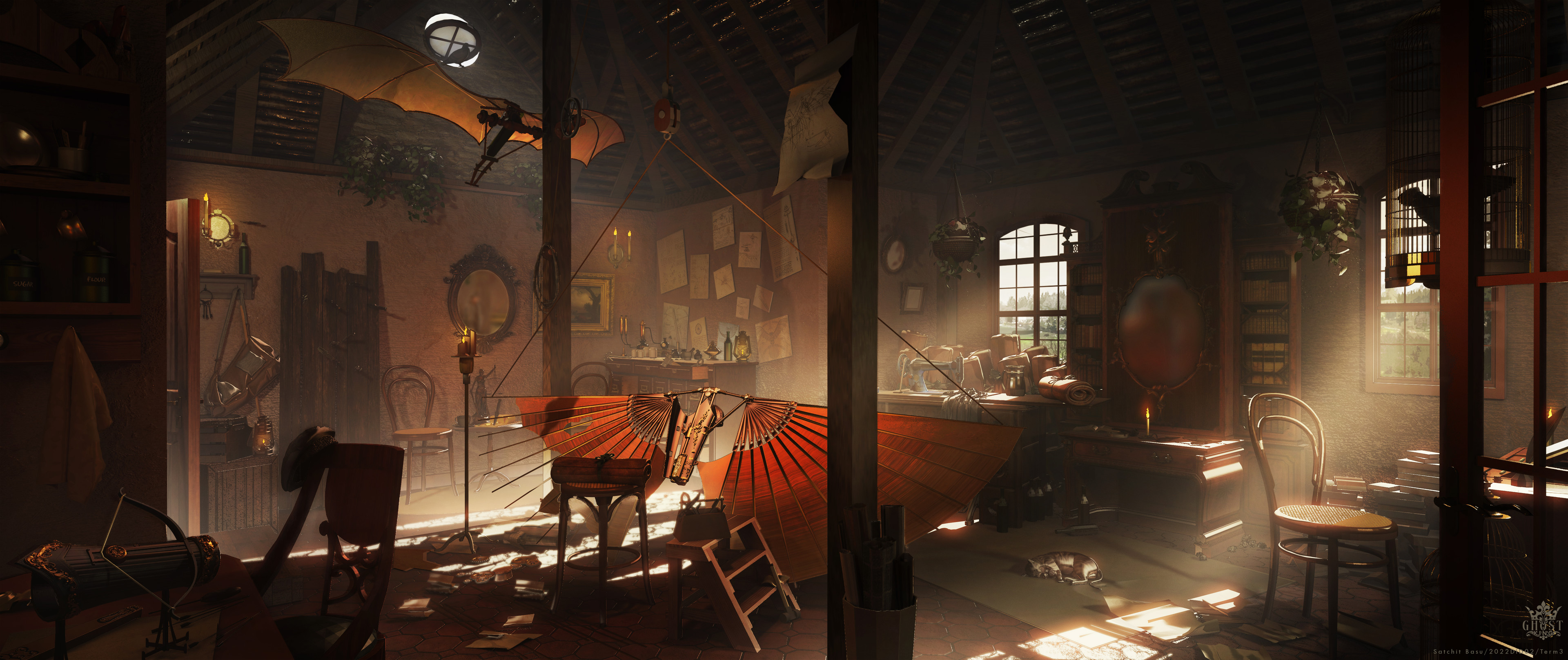 Satchit Basu - The Ghost King - Culain's Apartment Cinematic