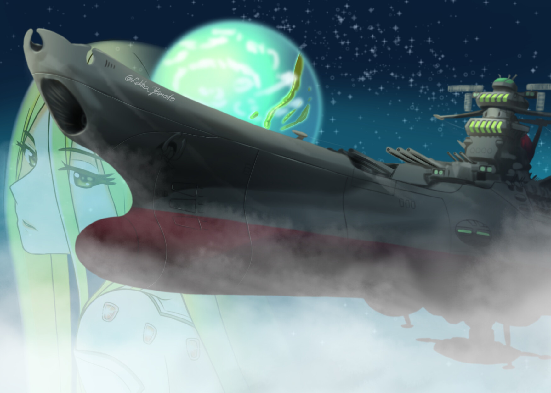 ArtStation - *Space Battleship Yamato ft. Iscandar