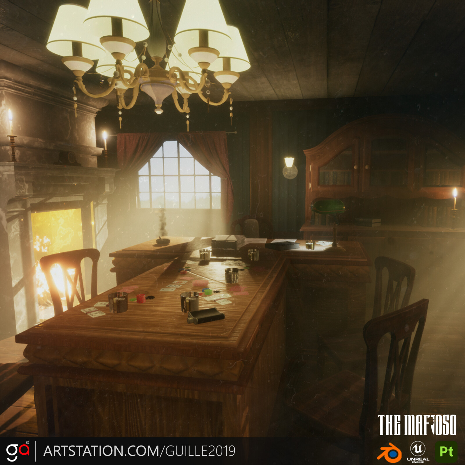 Guille Álvarez Martínez - Mobster Office - The Mafioso