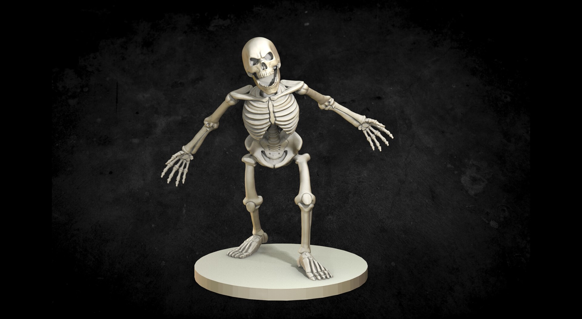 ArtStation - 3D Printable Skeleton