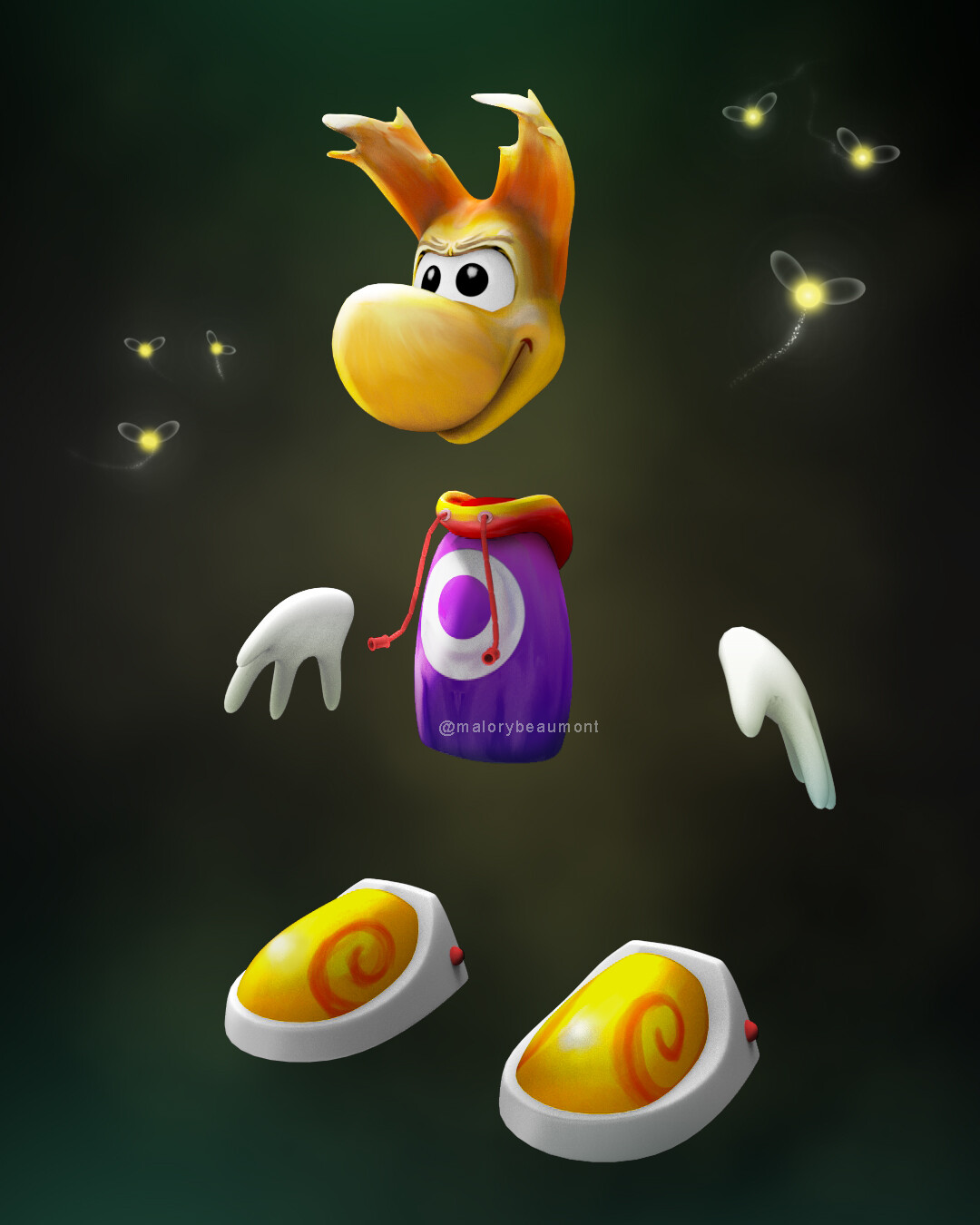 ArtStation - Rayman Fan Art