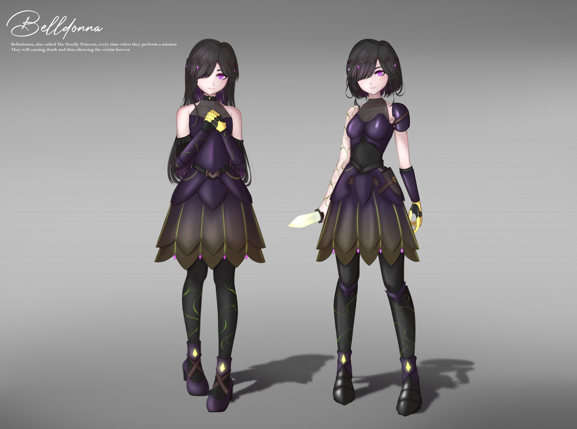 ArtStation - Flora Princess : Belladonna