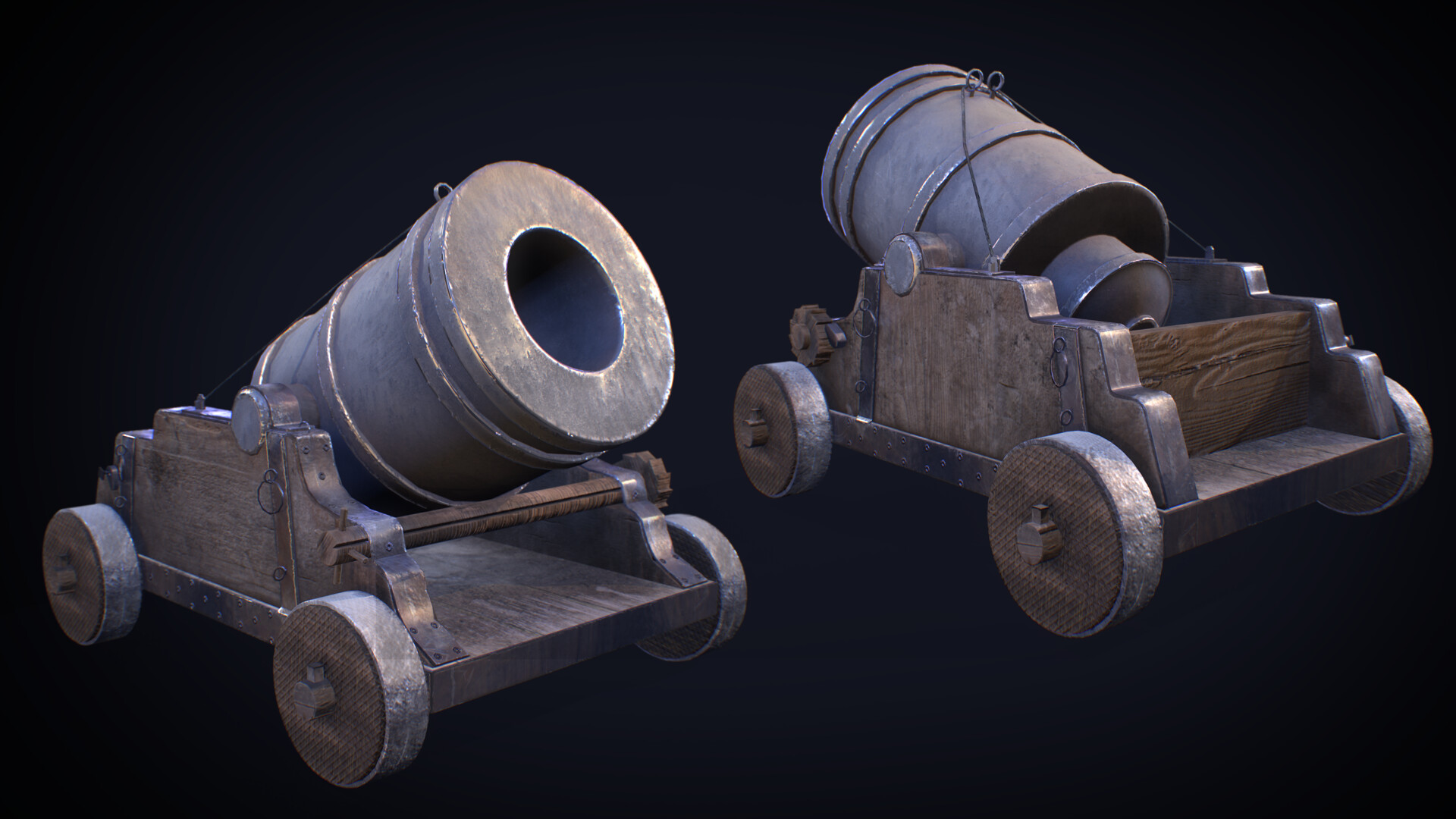Javier Pillado - Medieval Mortar - Game ready