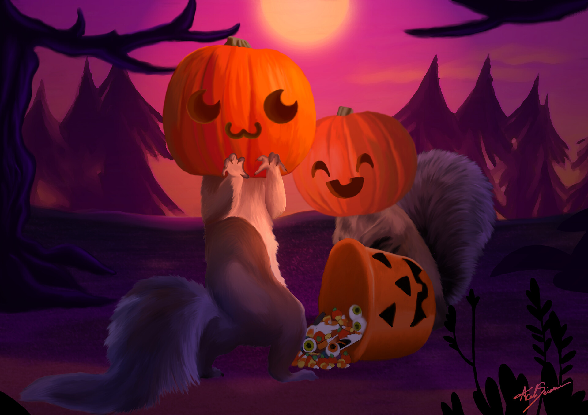 ArtStation - Halloween rascals