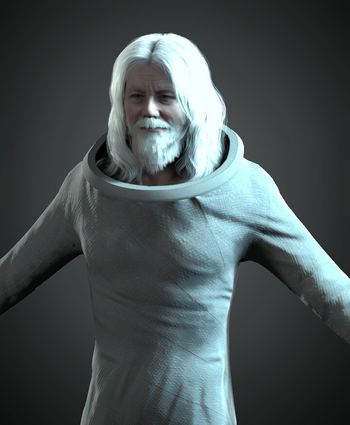 ArtStation - photorealistic old man