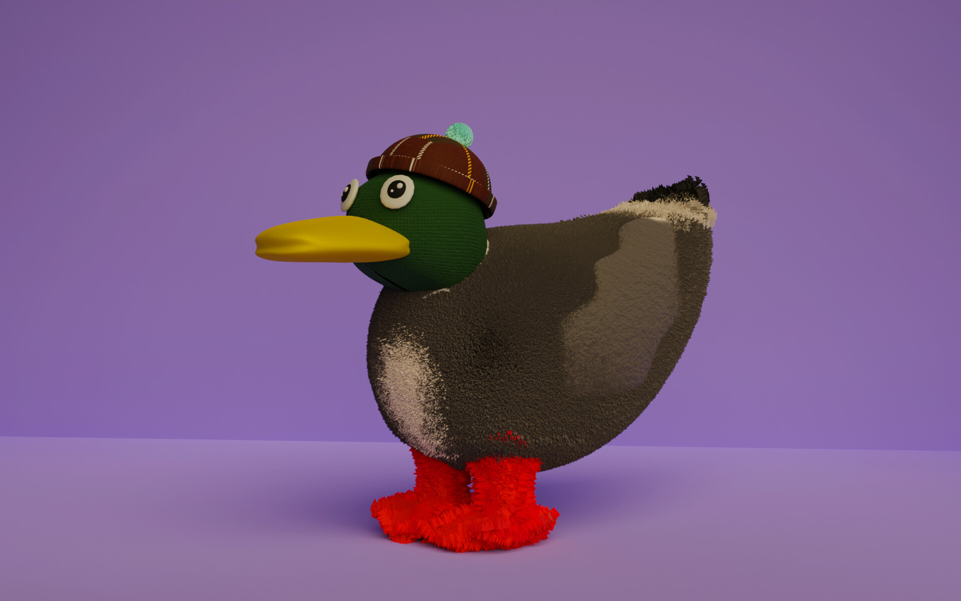 ArtStation - WIP Fluffy duck
