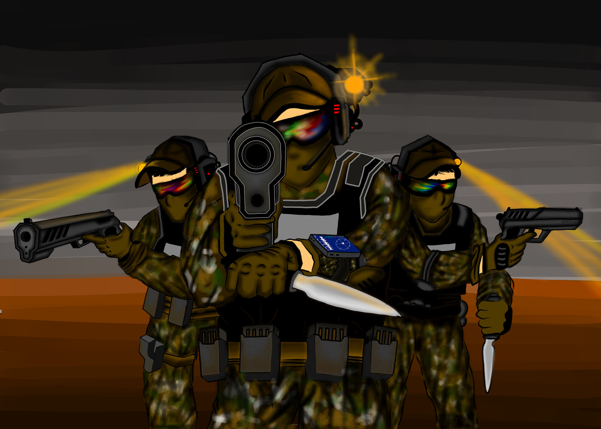 ArtStation - ASSAULT TEAM -coder-alpha-bravo