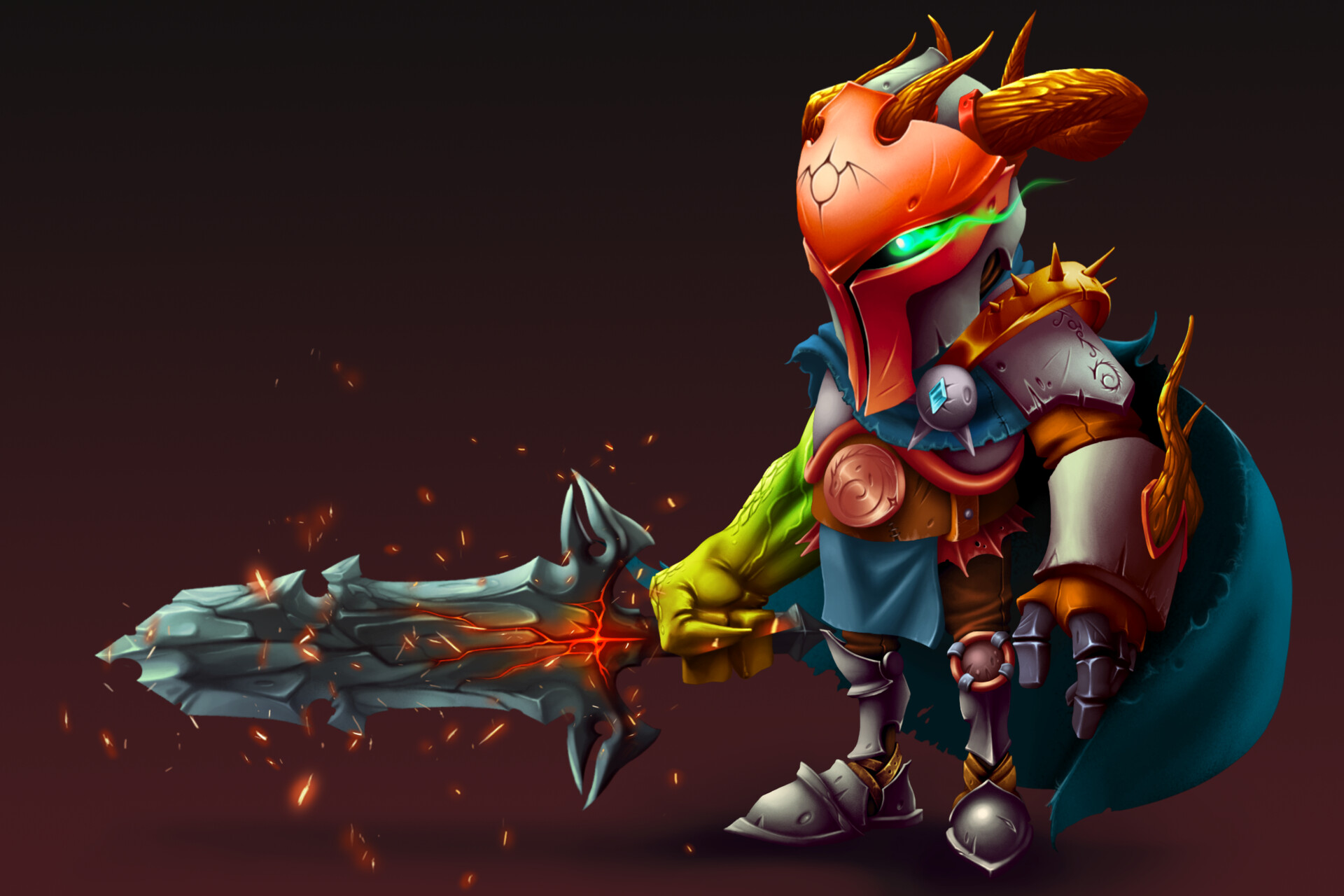 Cavaleiro Dragao Dota 2 Chibi