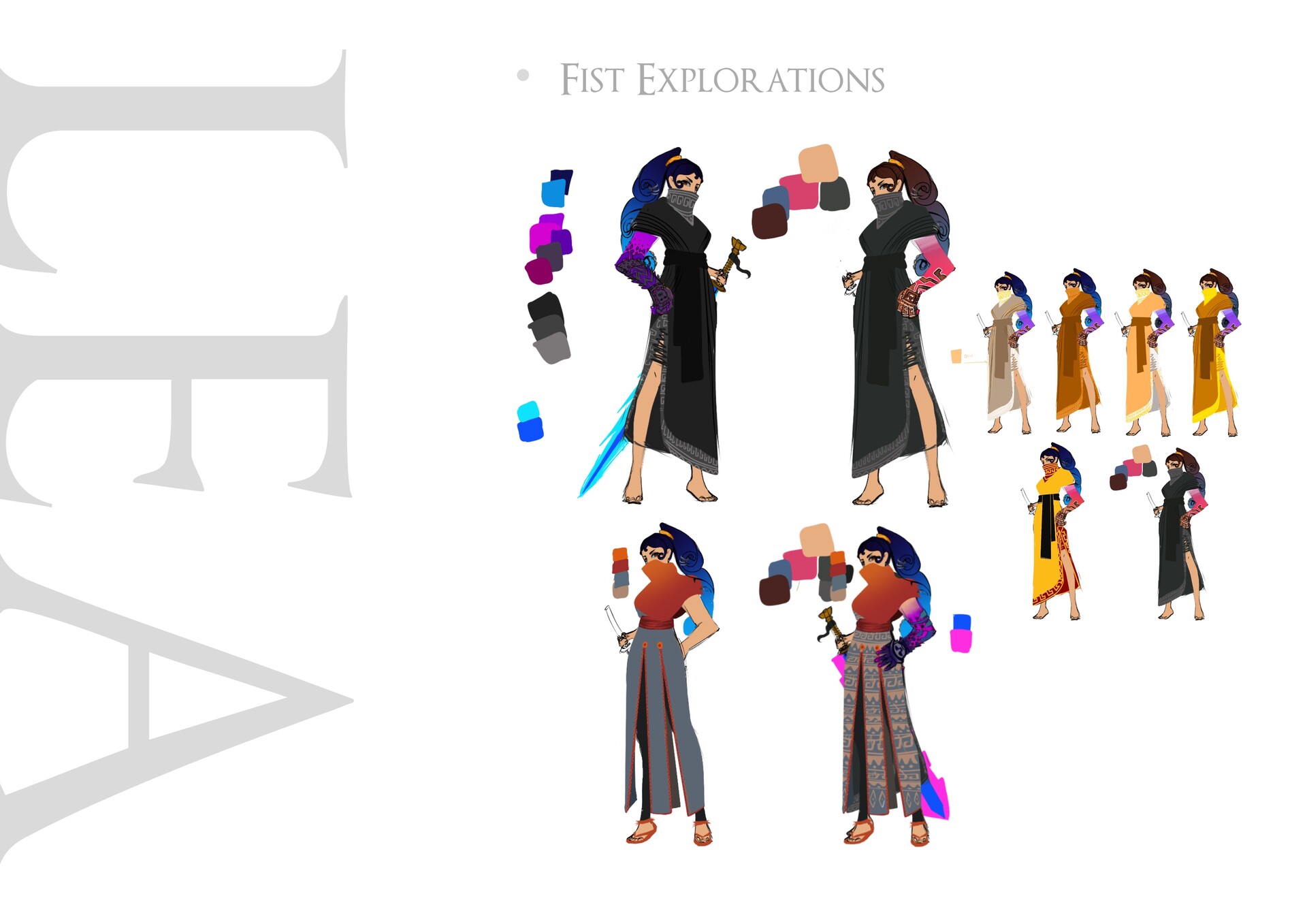 Marta Zarca - Character Concept Art "Lea" from Broken Echoes by Ad ...