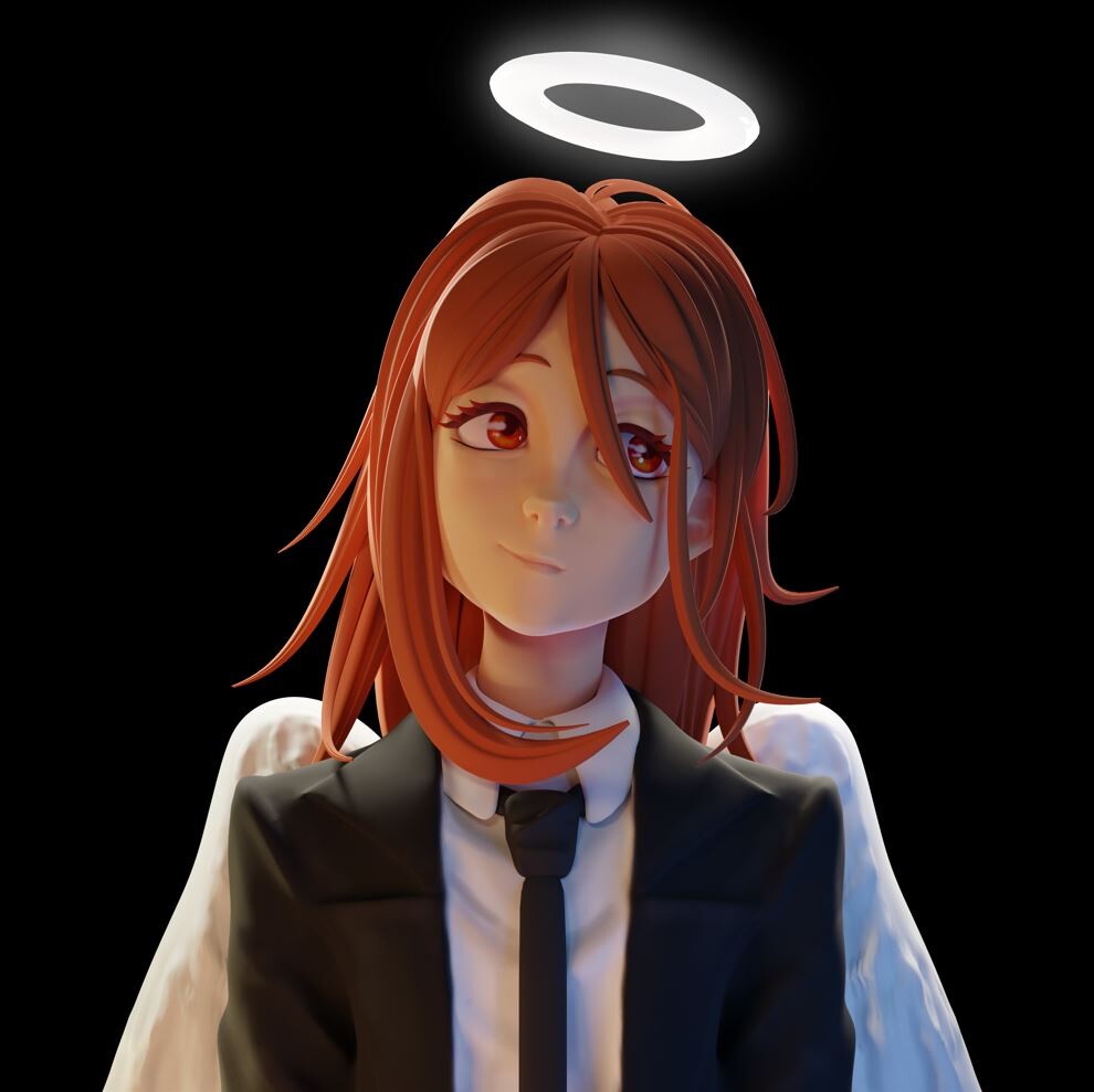 ArtStation - Chainsawman - Angel Devil sculpt