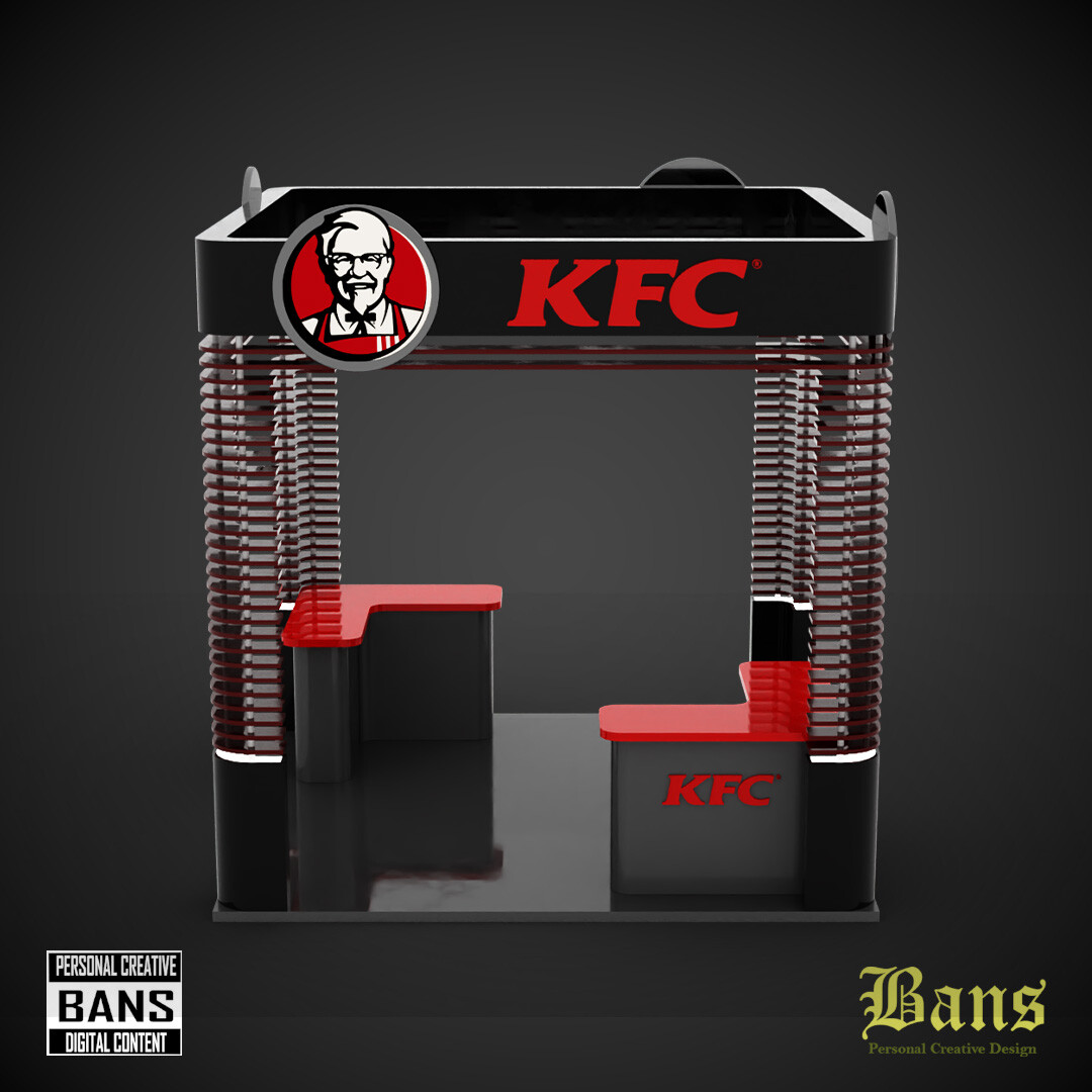 ArtStation - EXHIBITION BOOTH KFC