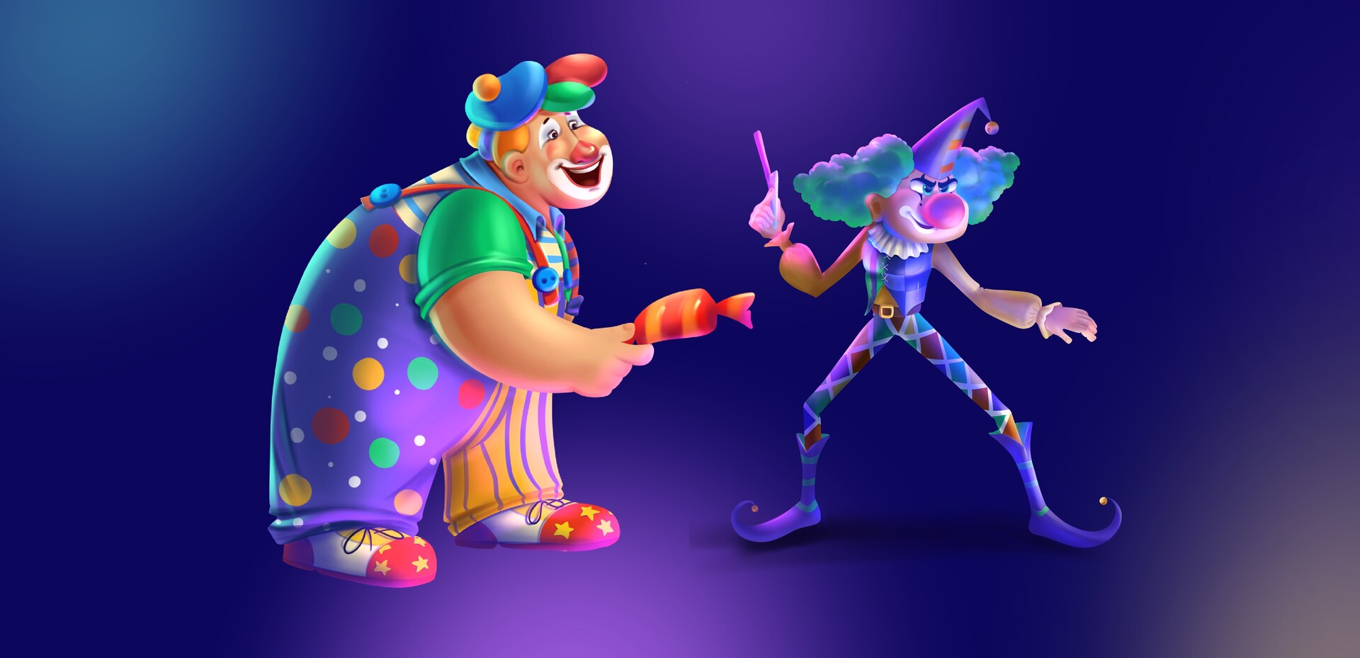 ArtStation - clown characters