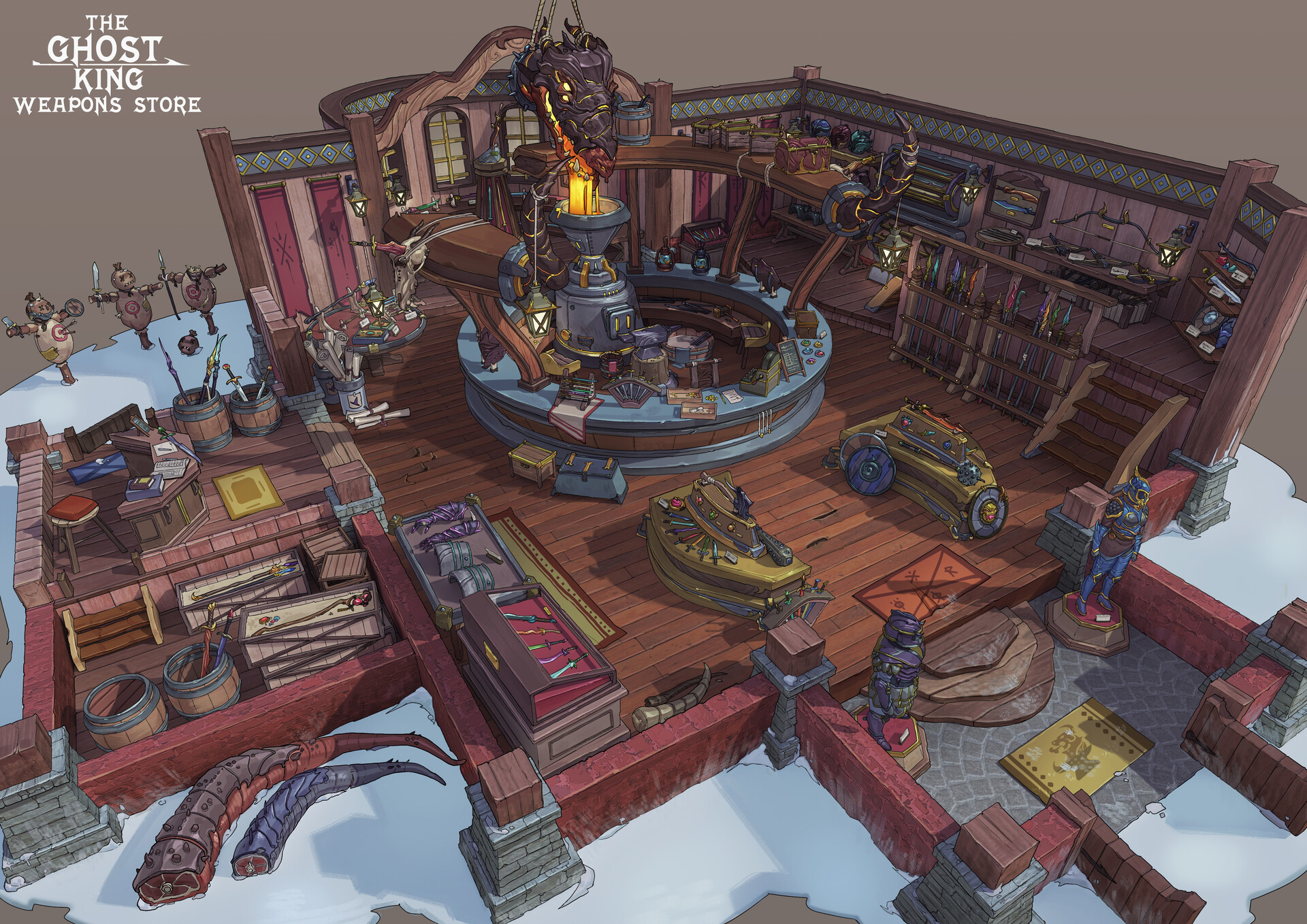 Jing Rong Soh - GHOST KING: Weapons shop - Cutaway