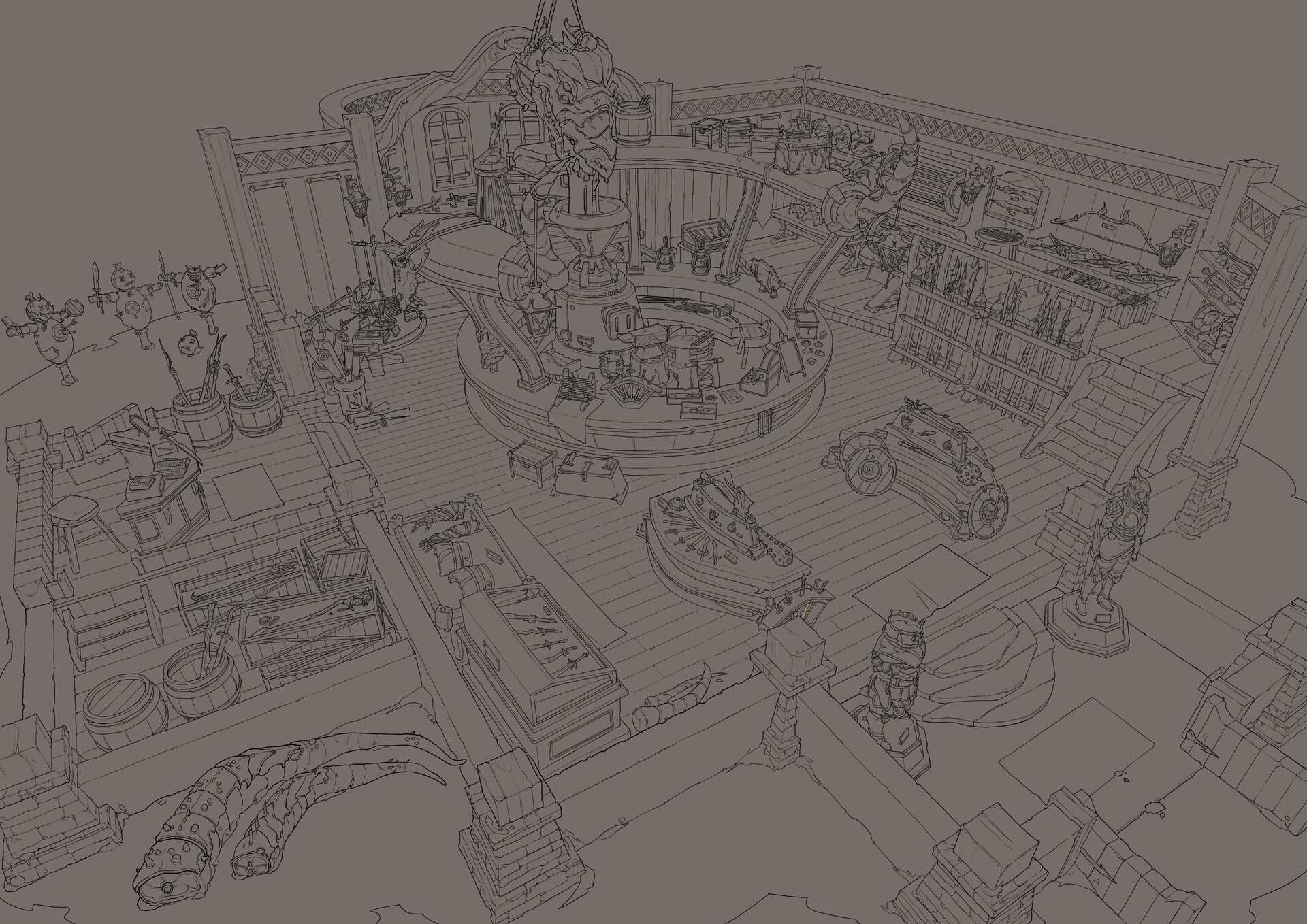 Jing Rong Soh - GHOST KING: Weapons shop - Cutaway