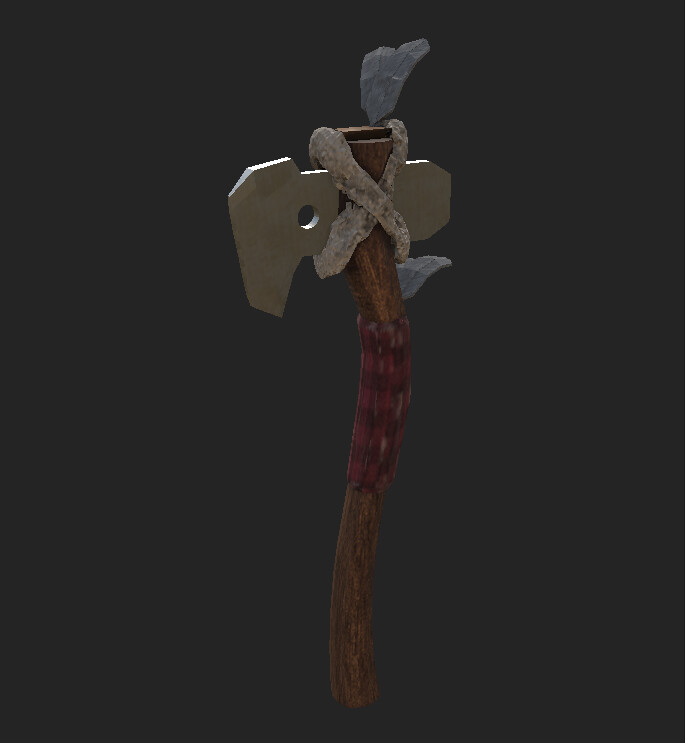 ArtStation - Native American Hatchet
