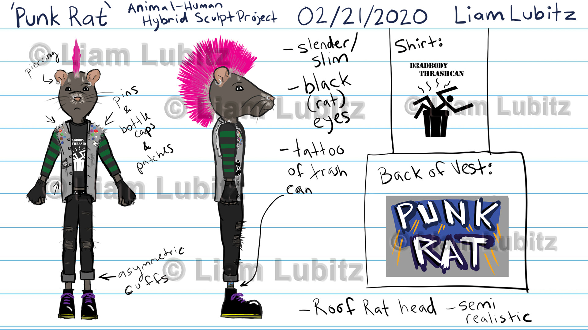 Liam Lubitz - Character Models and Rigs