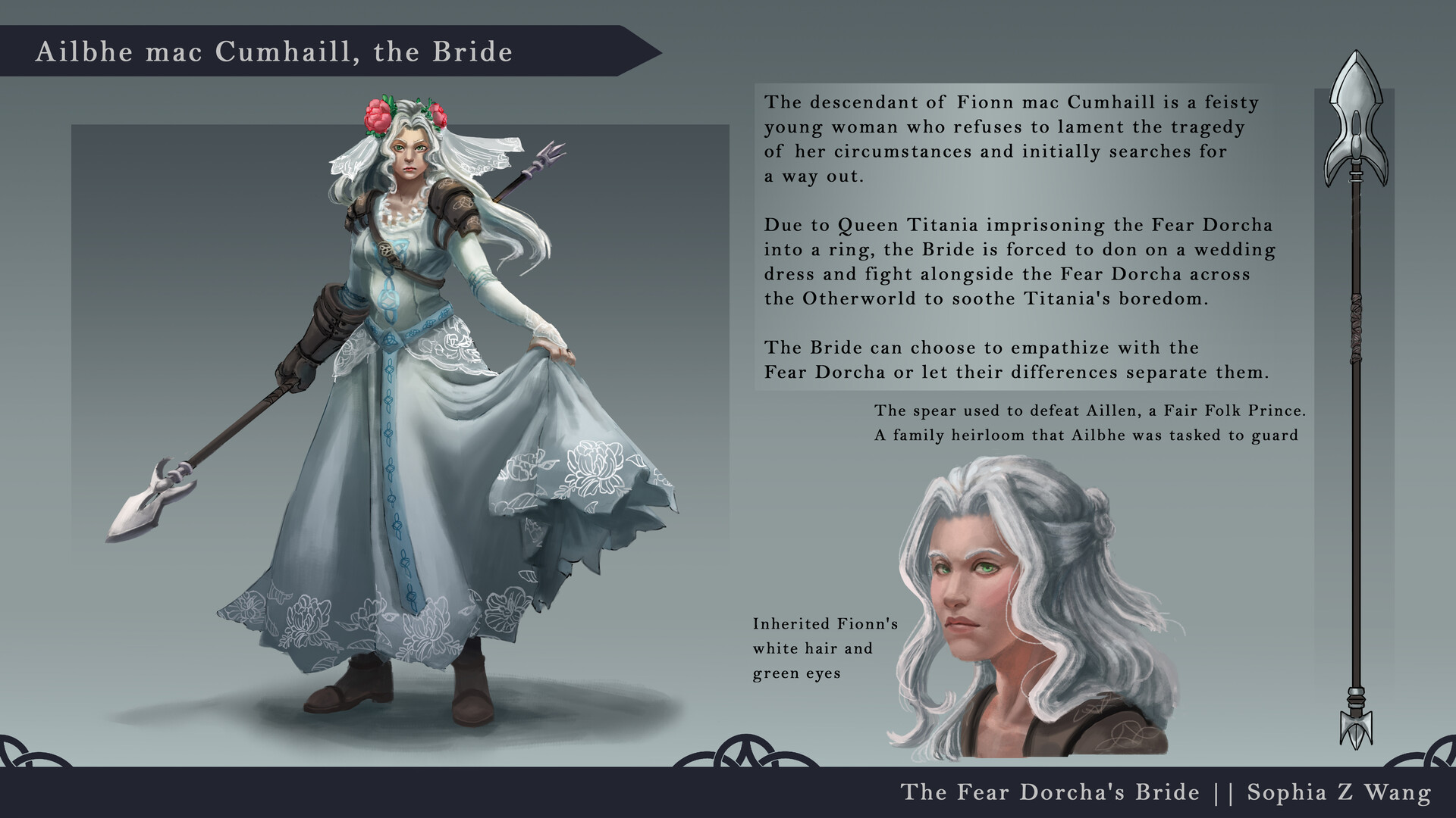 Sophia Z Wang - The Fear Dorcha's Bride Protagonists