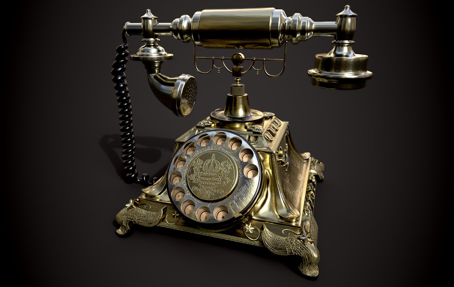 ArtStation - Old Fashion Telephone