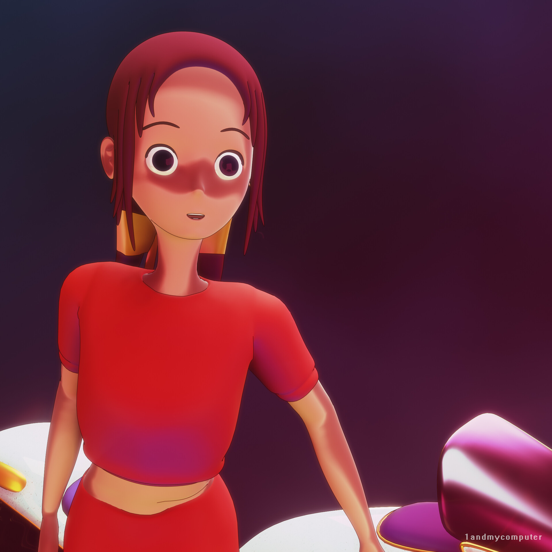 ArtStation - Simple anime character