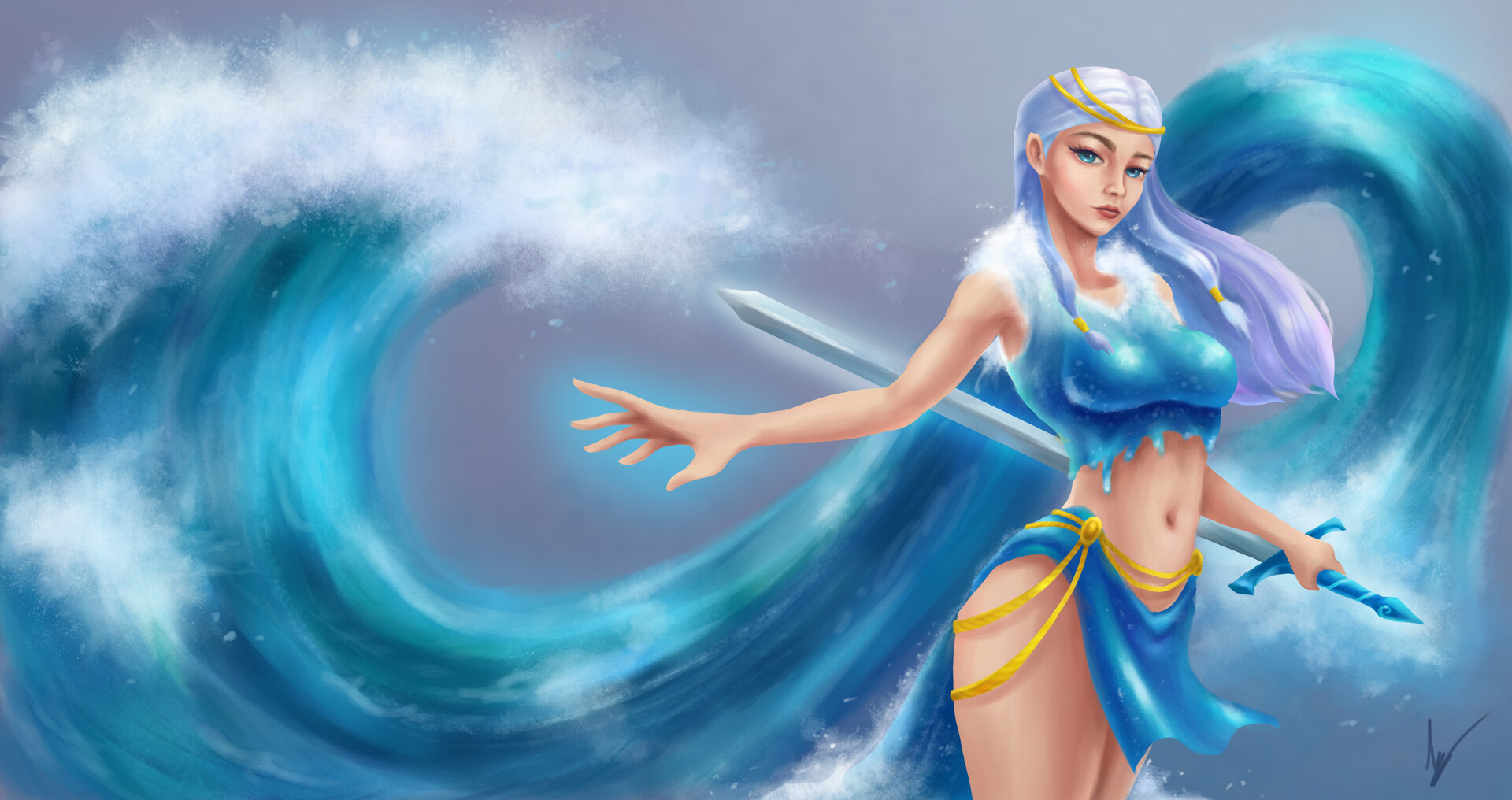 ArtStation - "Water Goddess"