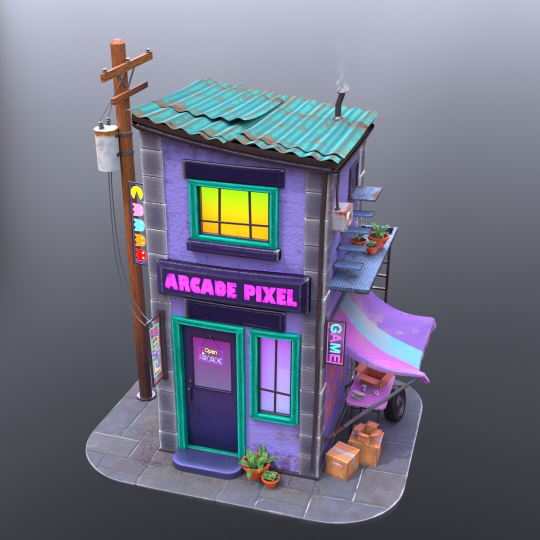 ArtStation - Arcade building