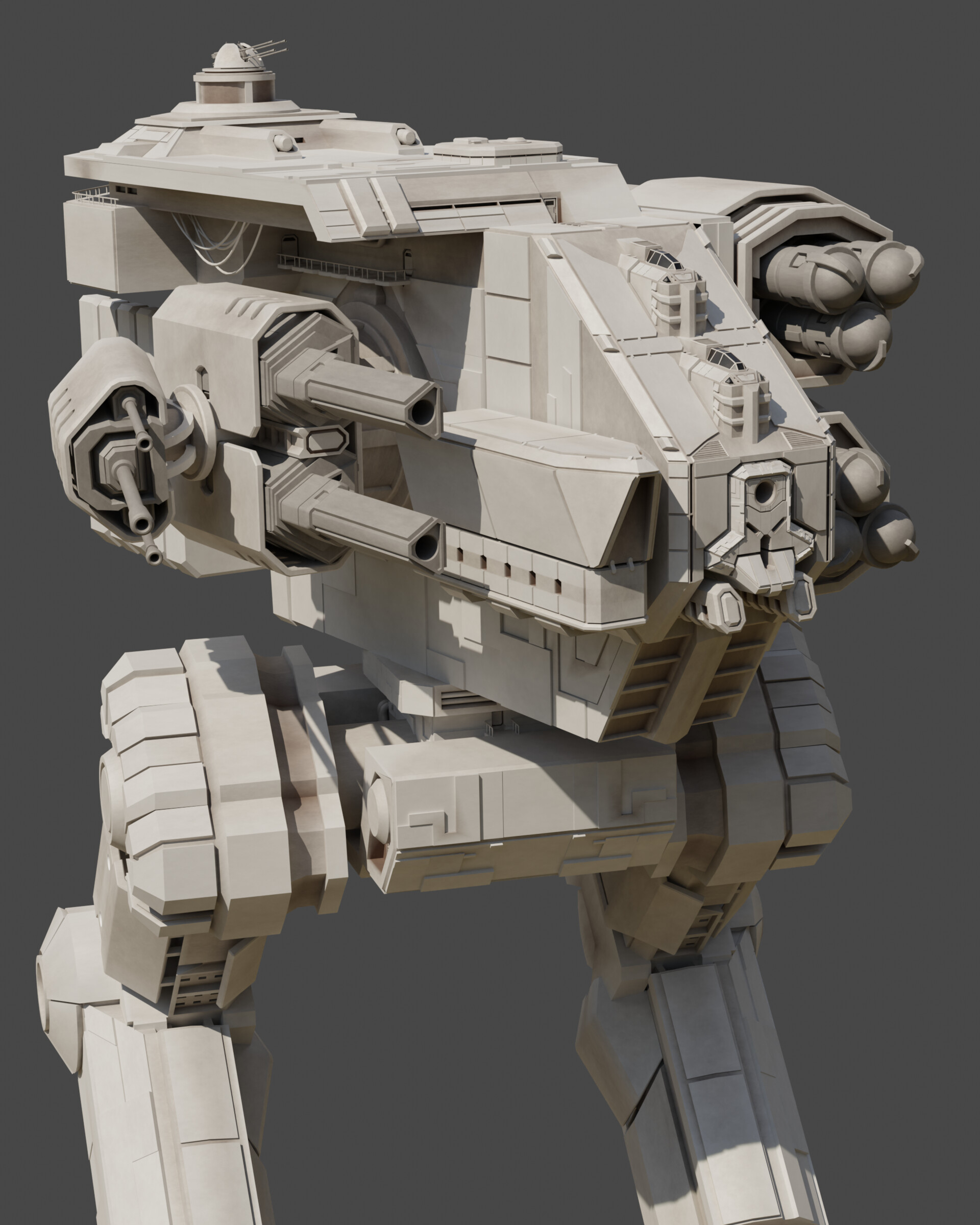 ArtStation - Giant mech concept