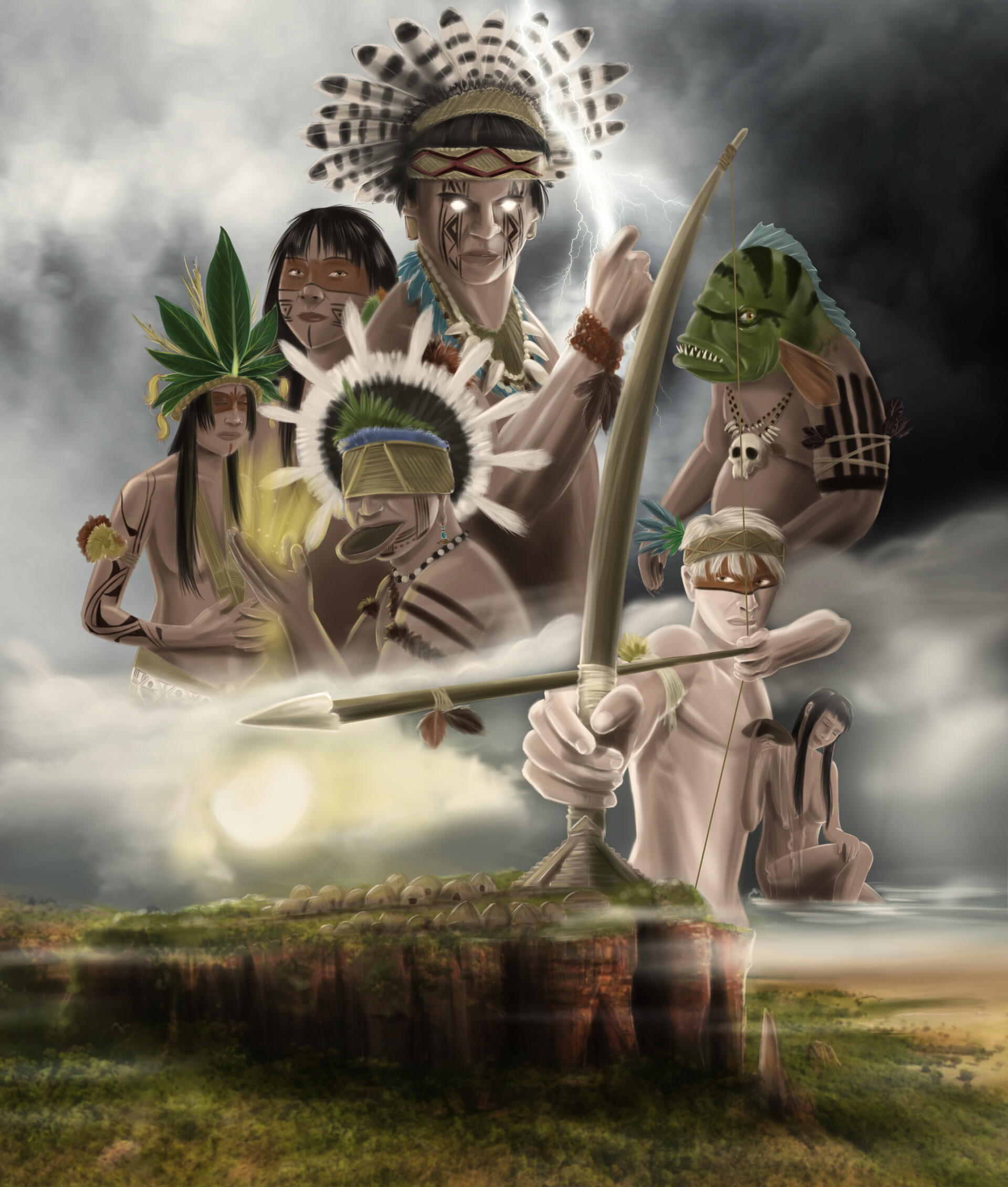 ArtStation - Xingu book cover.