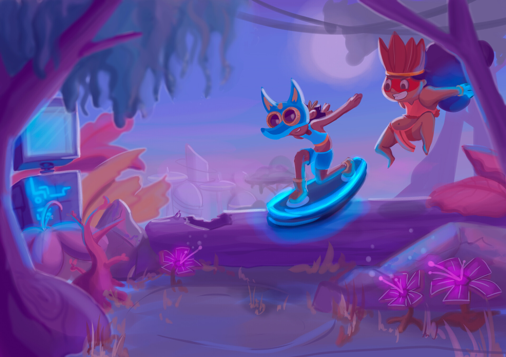 ArtStation - Luna and Enio