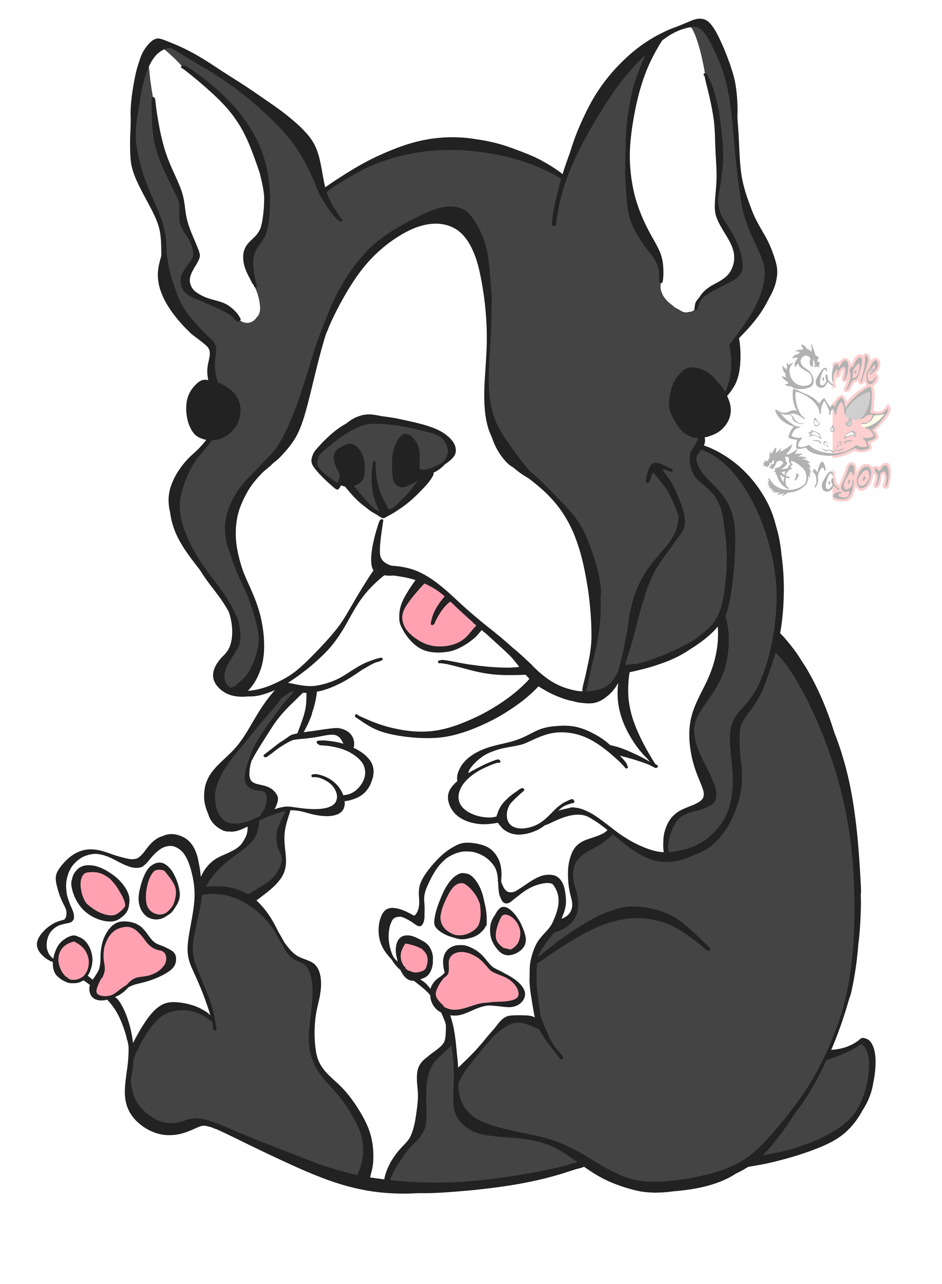 coloring pages of boston terrier