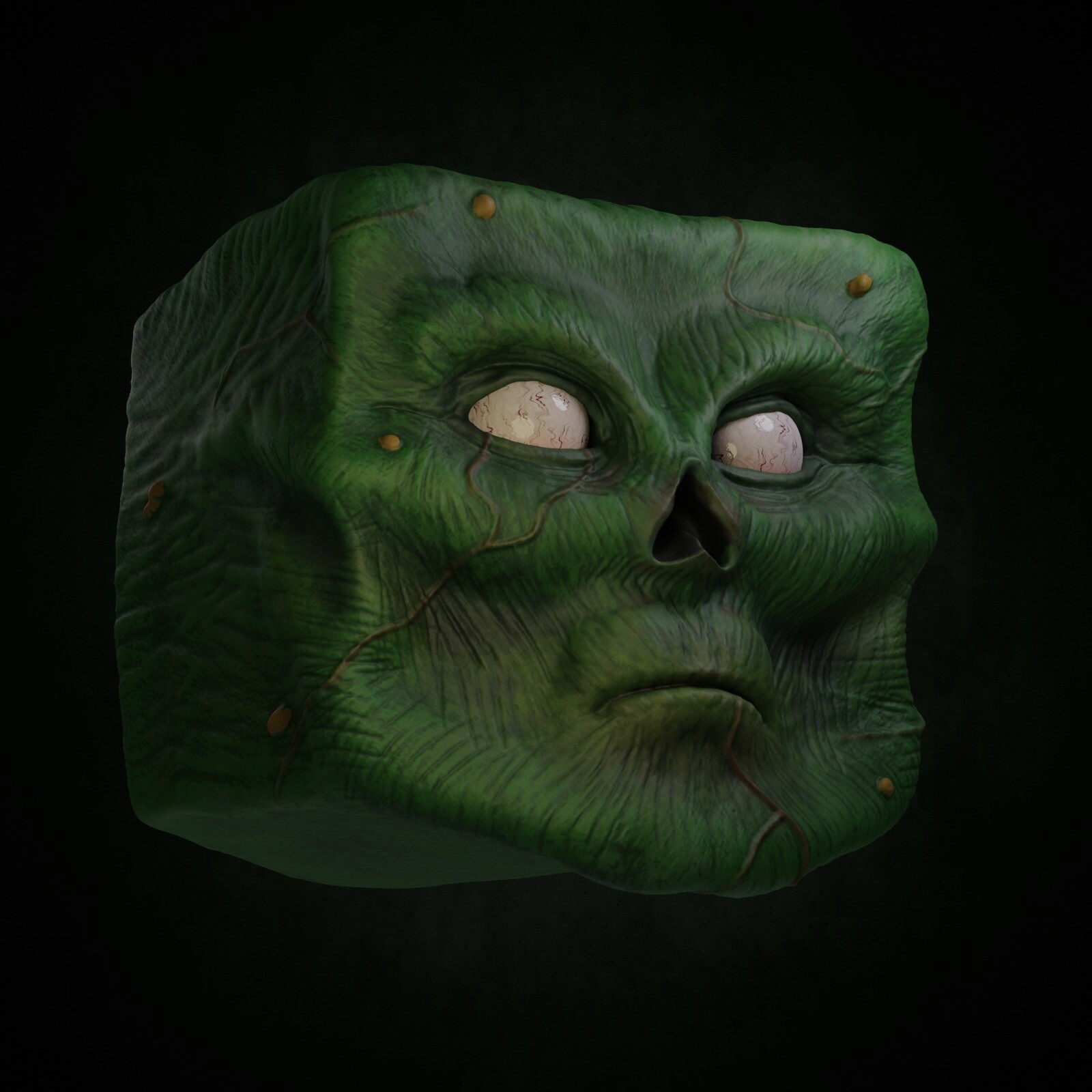 ArtStation - Zombie Minecraft realistic