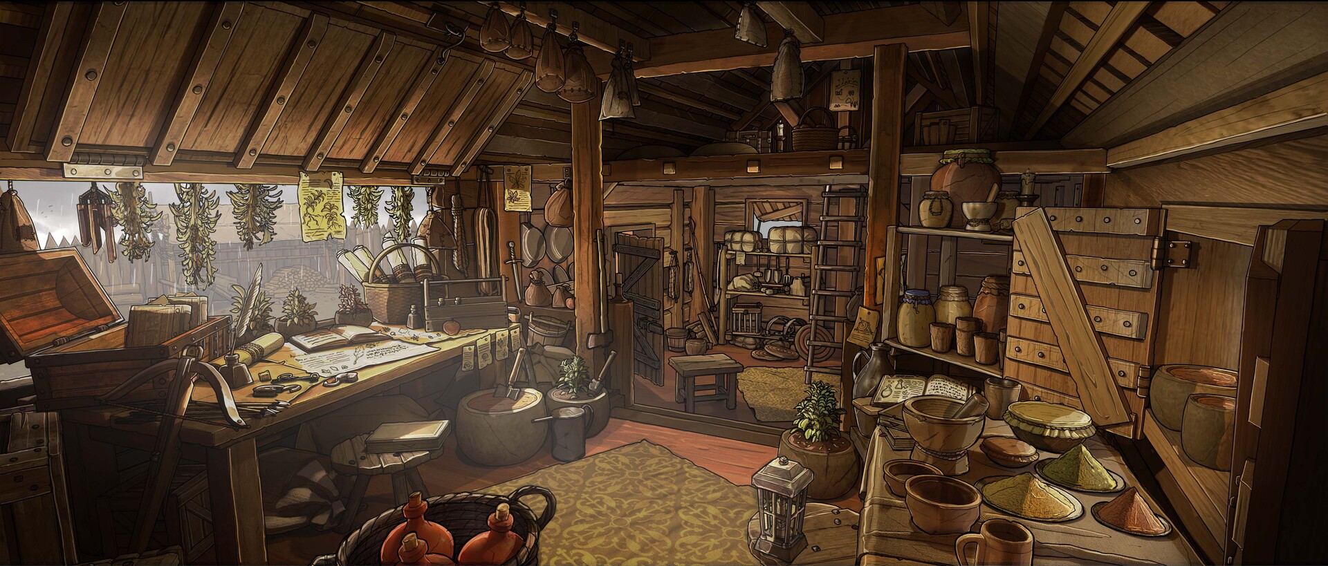 Jordan Gibson - Ghost King - Cabin Interior