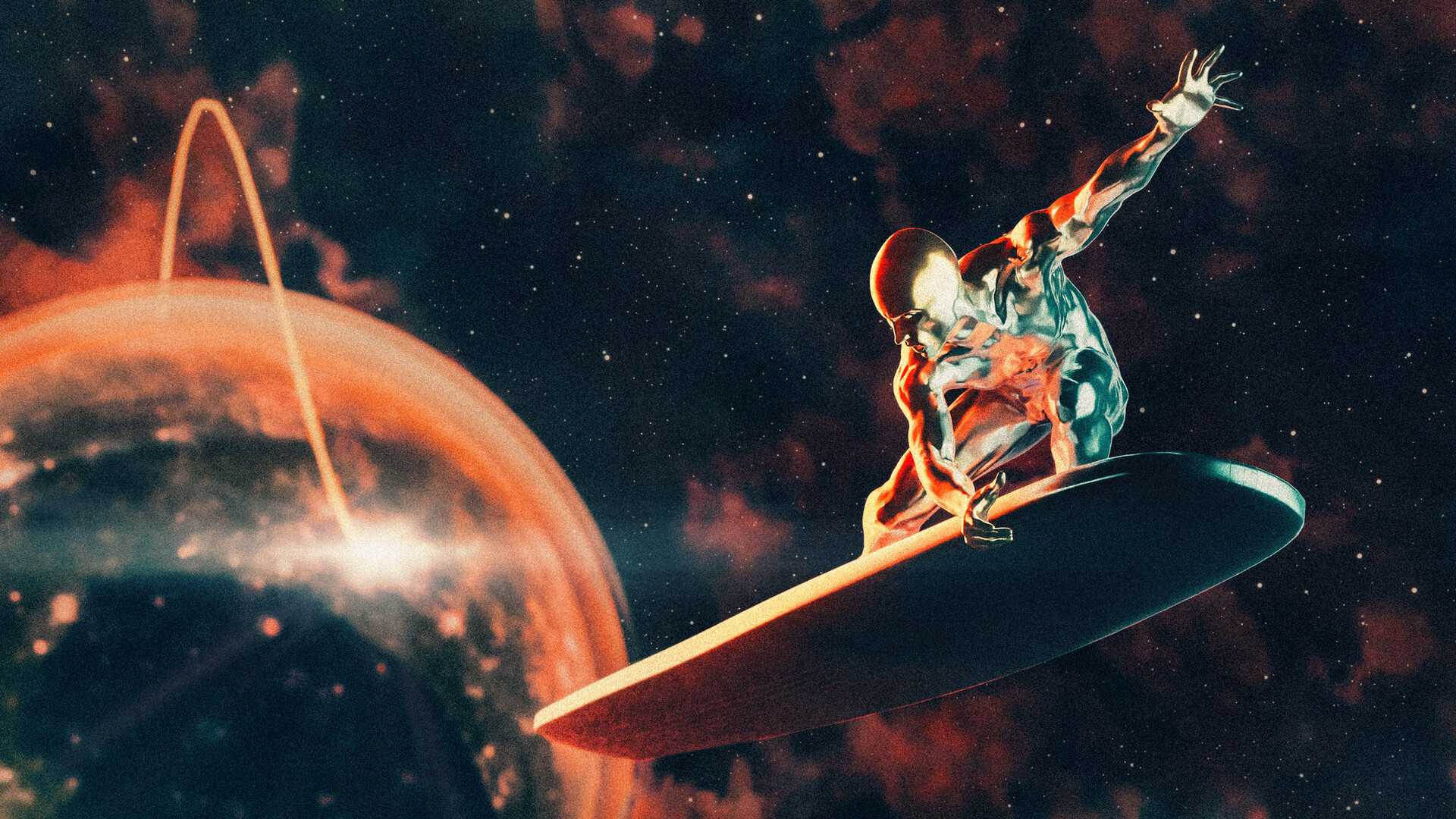 ArtStation - Silver Surfer, Vol 1, #7, page 31 panel 1 study