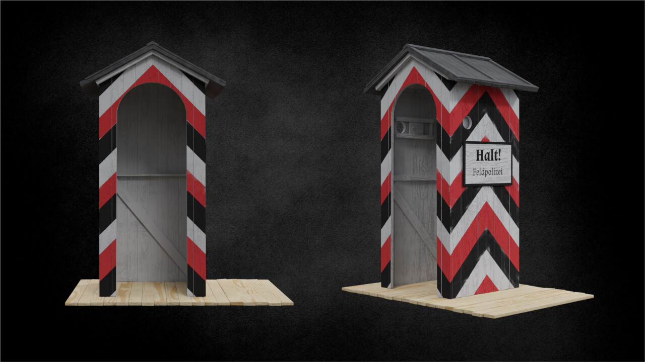 ArtStation - WW2 German Checkpoint