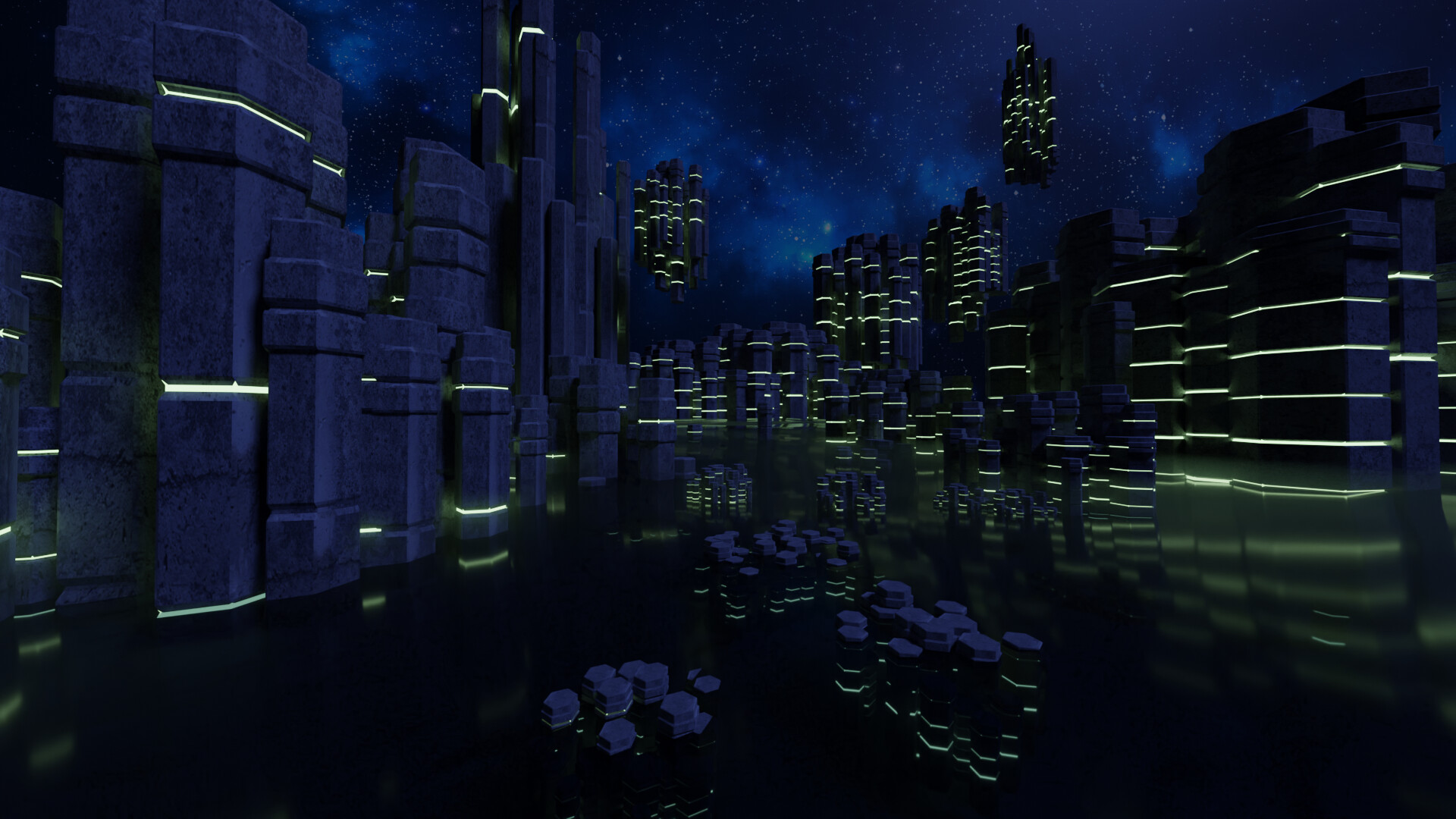 ArtStation - Alien abstraction - Blender 3d