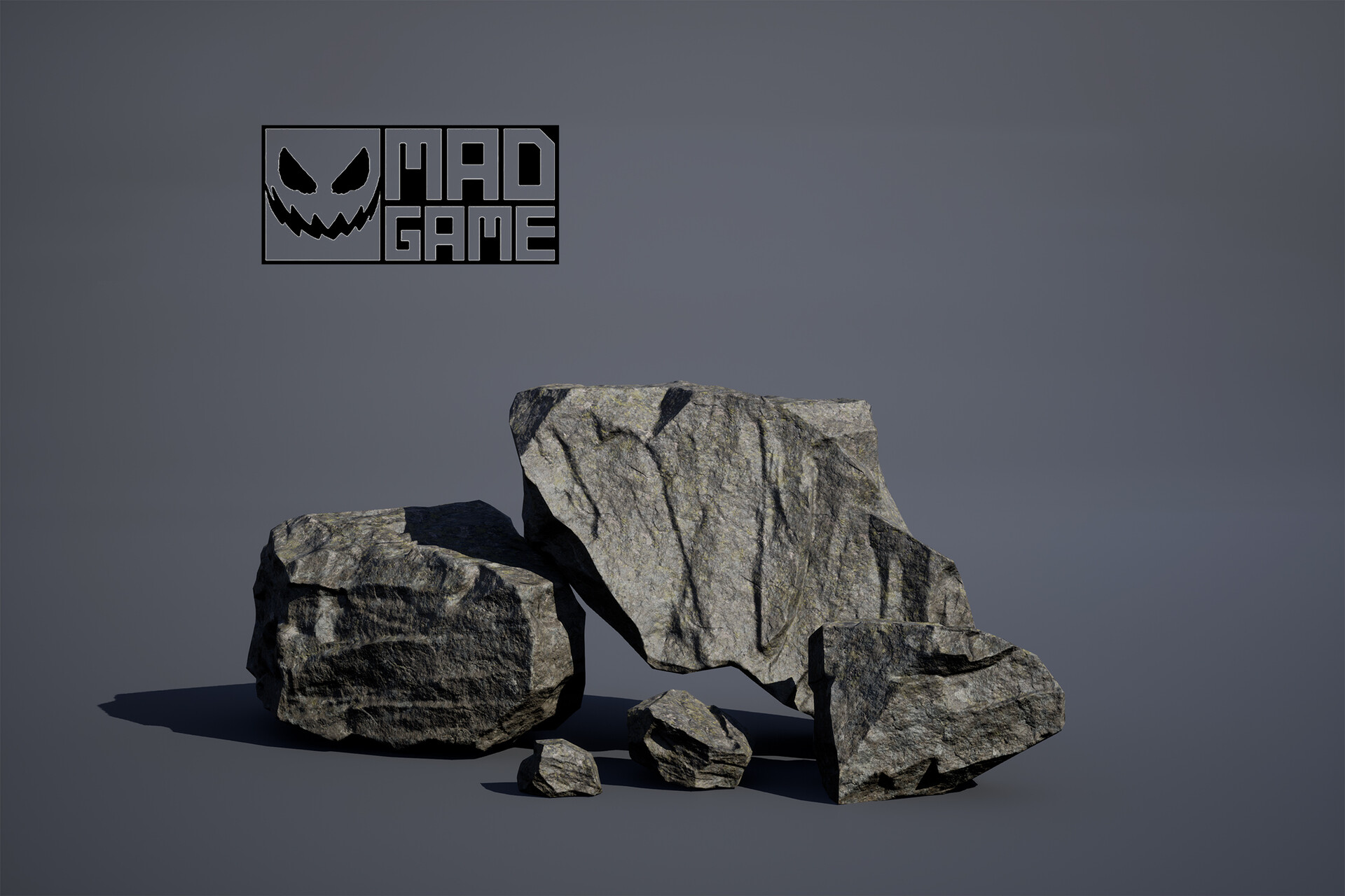 ArtStation - Cliff and stones for game
