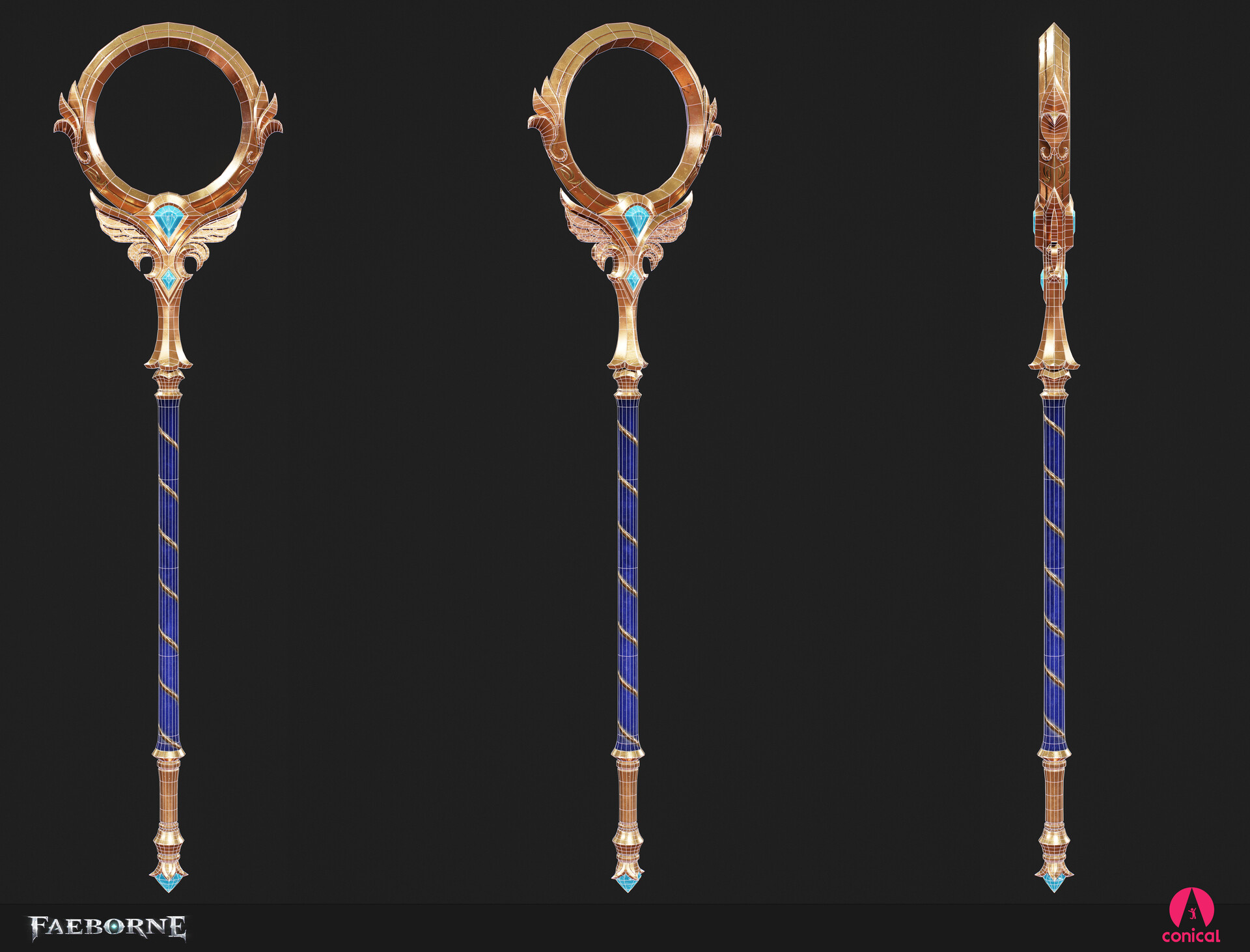 Quentin Guiraud - Faeborne Sceptre weapon