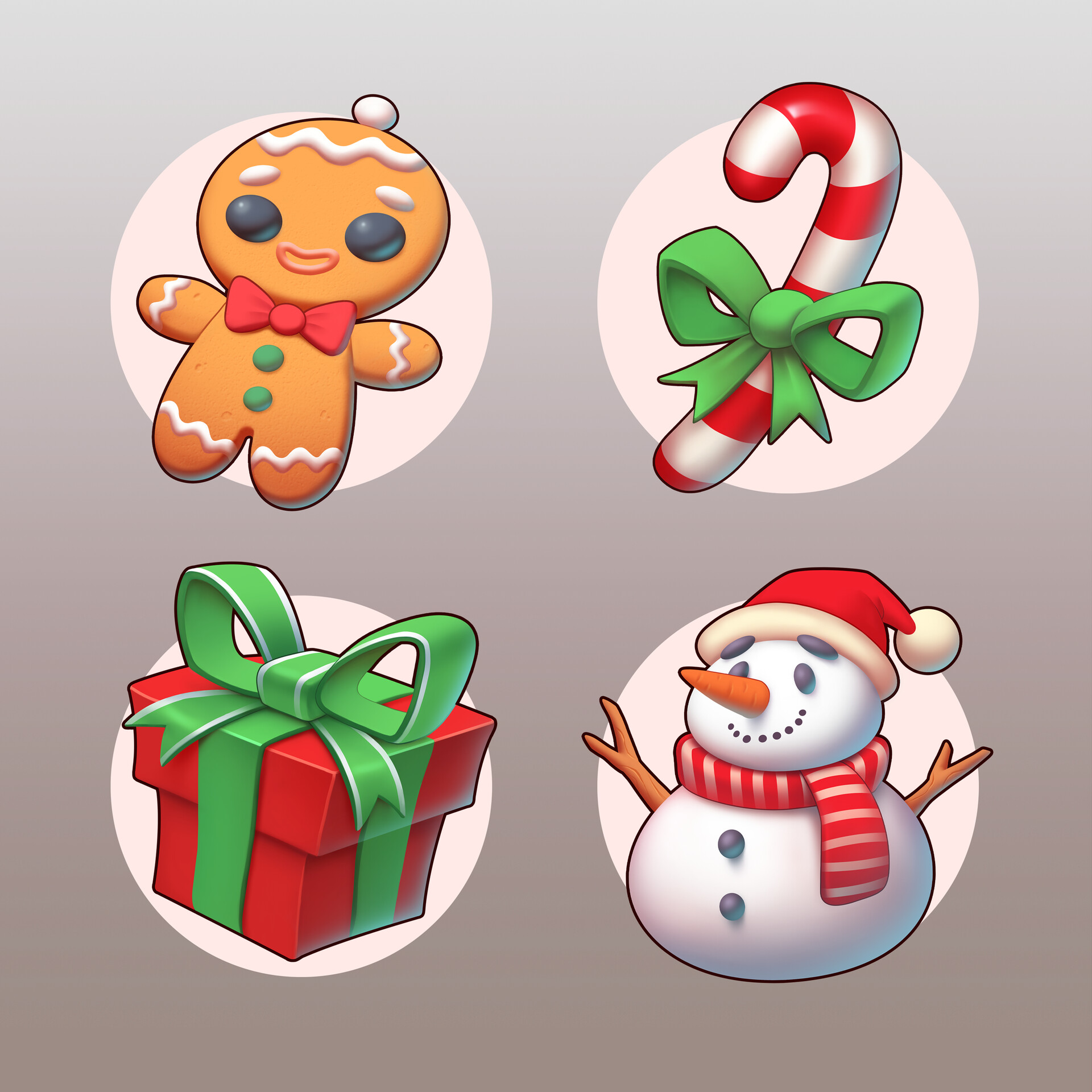 ArtStation - Christmas props