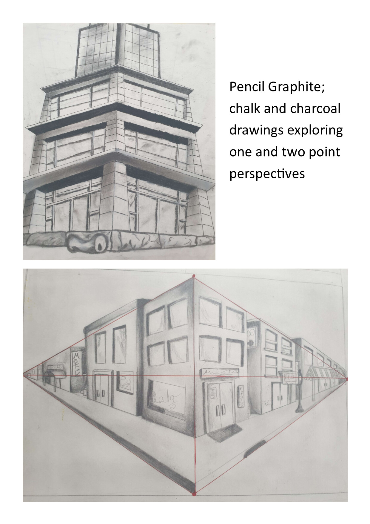 ArtStation - One and Two Point Perspective Practise