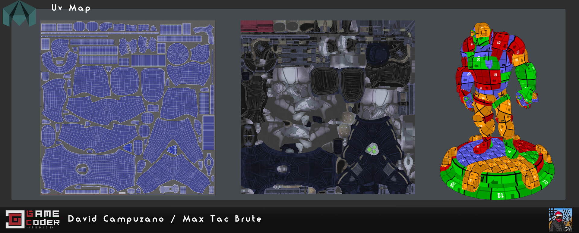 Art Portfolio - GameCoder Studios - Elite special ops / Brute